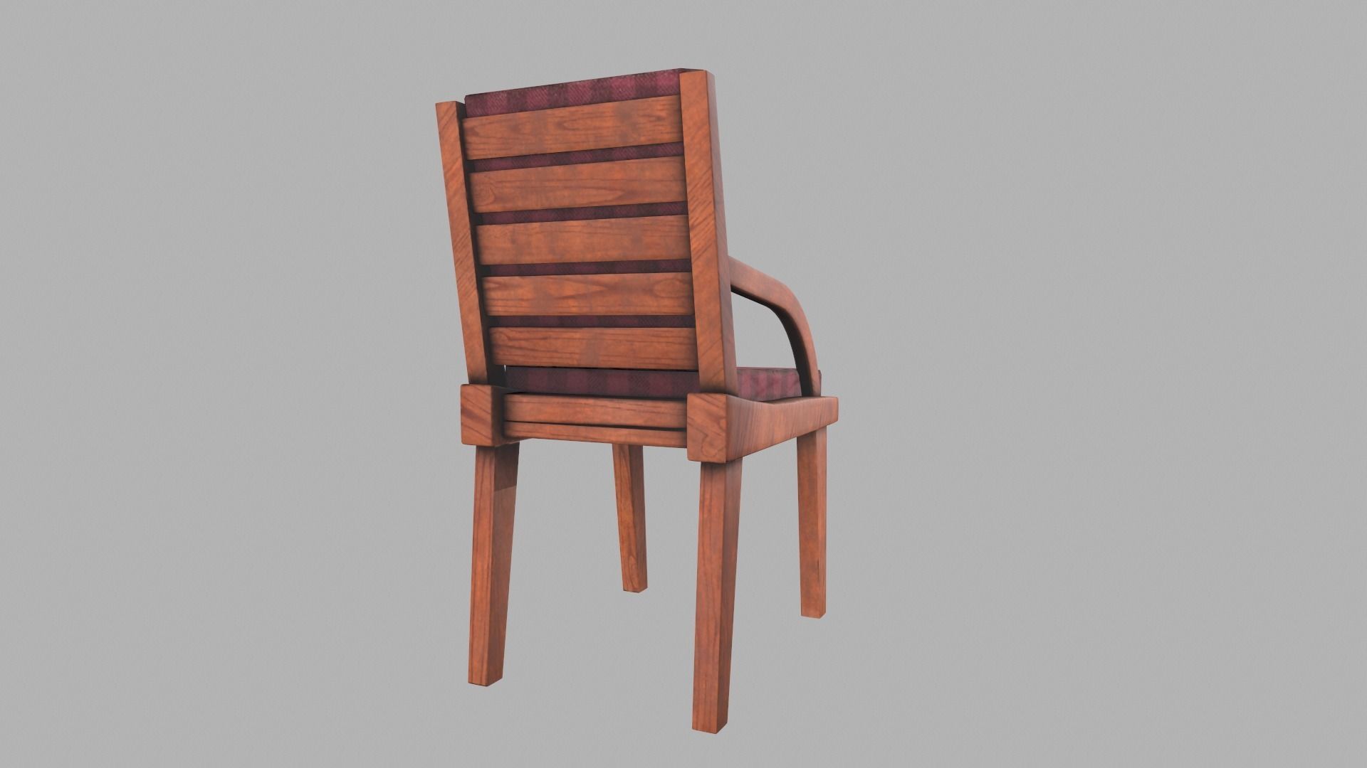 Wood Chair free VR / AR / low-poly 3D model | CGTrader