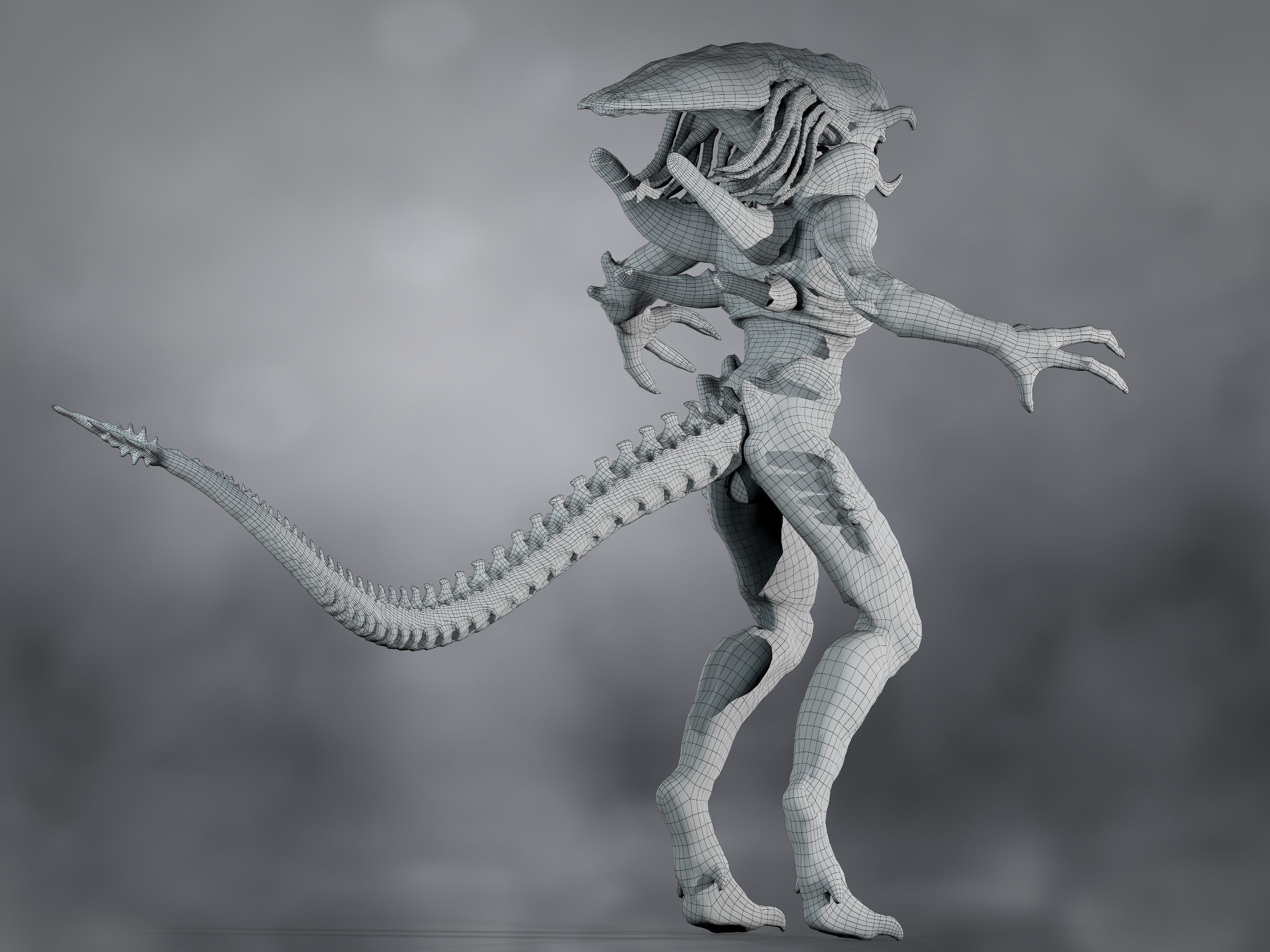 3D model Predalien VR / AR / low-poly rigged | CGTrader