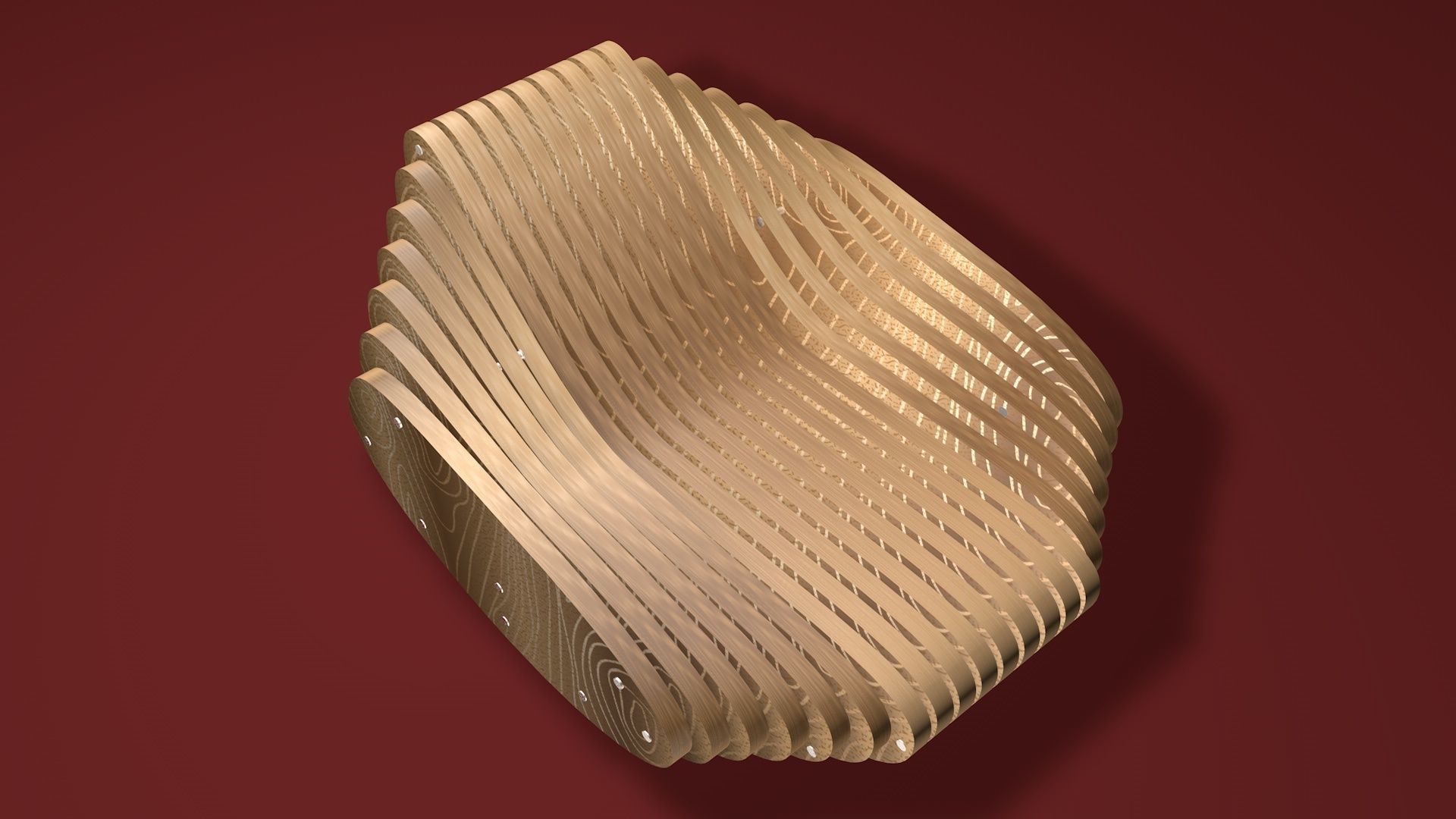 parametric rocking chair 3D model | CGTrader