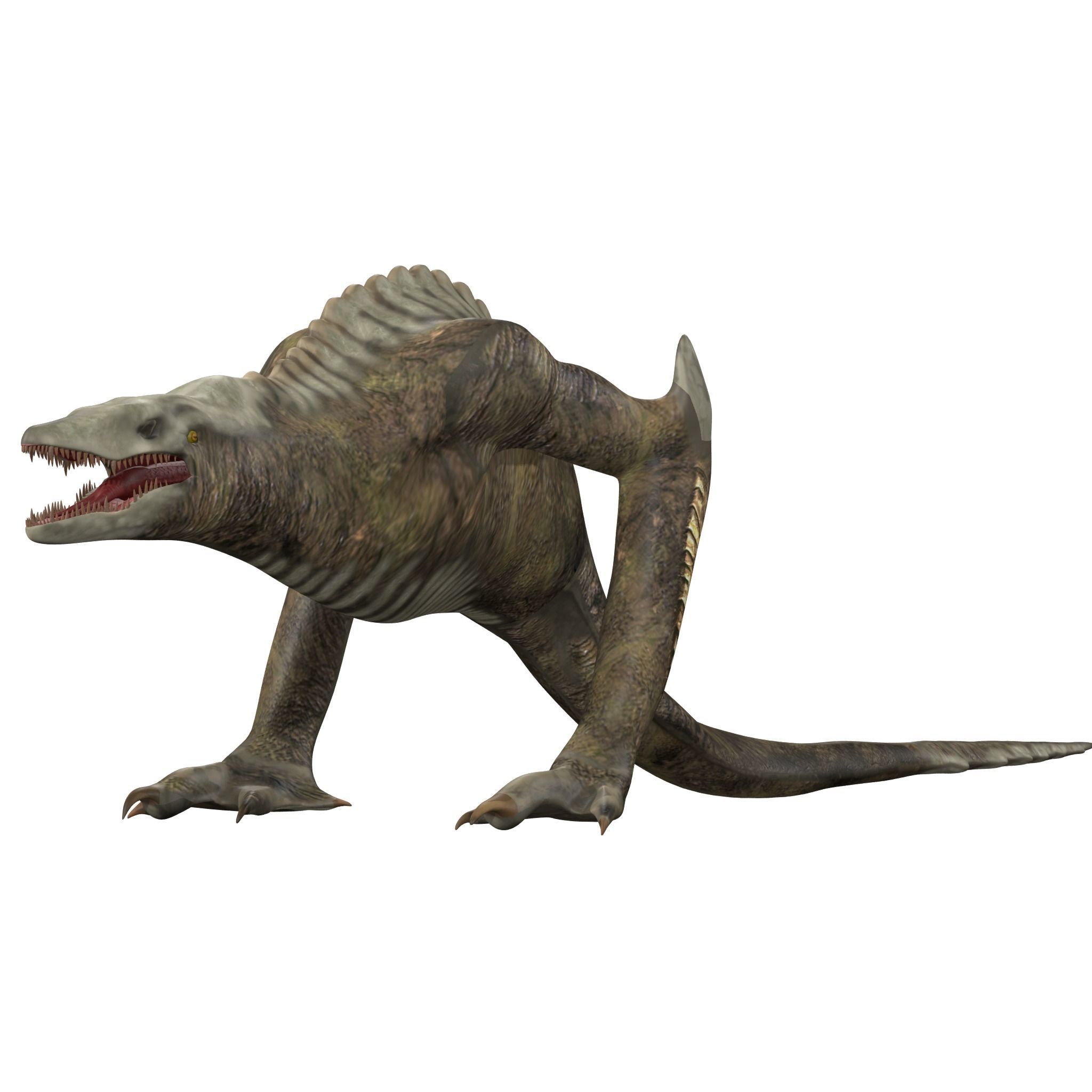 3D model Skullcrawler Rigged - Giant reptile VR / AR / low-poly | CGTrader