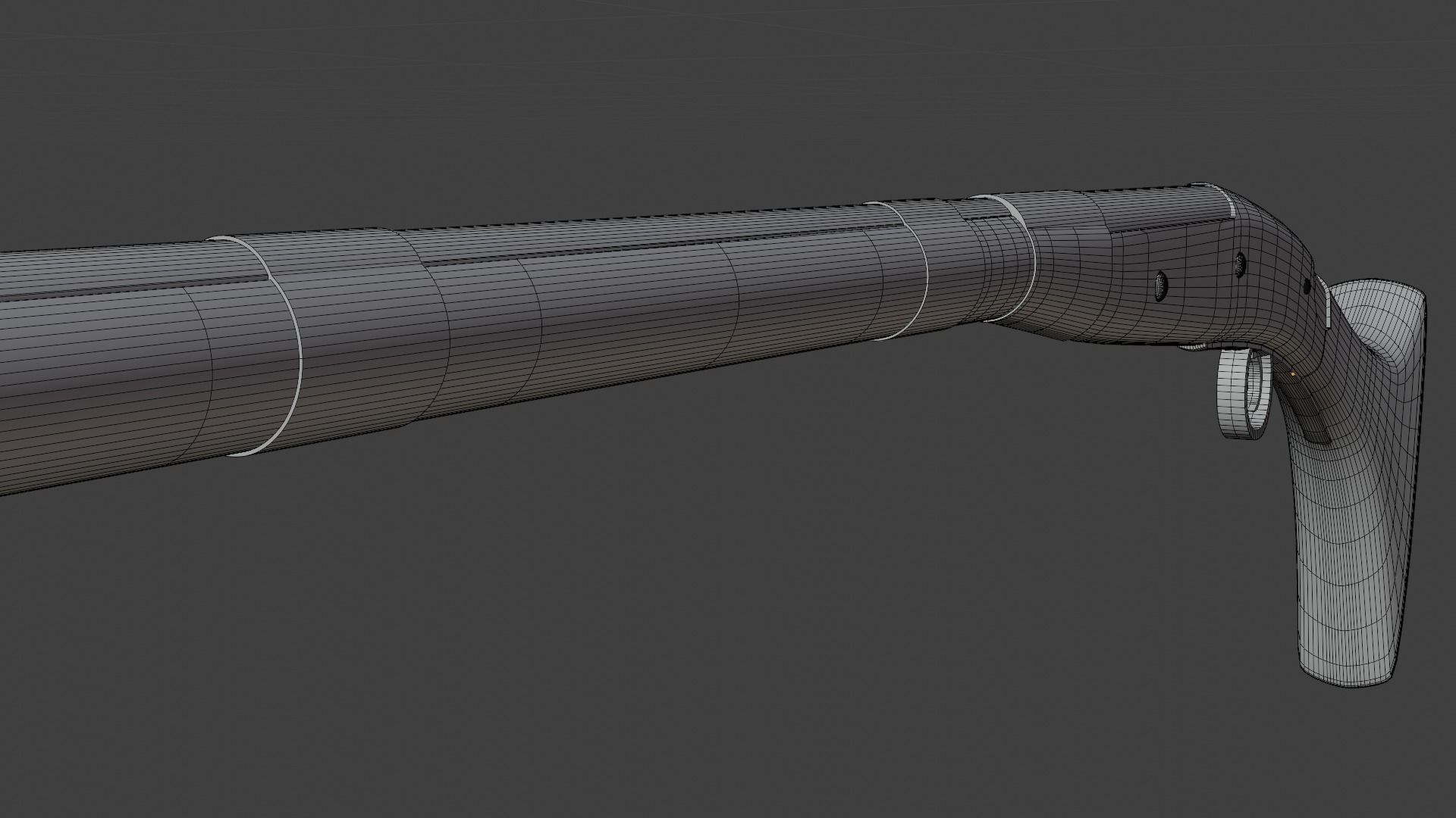 Tusken Cycler Rifle A 3D model | CGTrader
