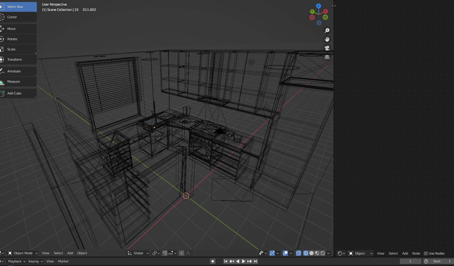 Induction hob in kitchen blender model with fbx 3D model | CGTrader