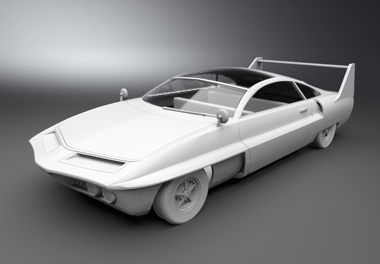 Sam Loovers Car Scale model 3D model 3D printable | CGTrader