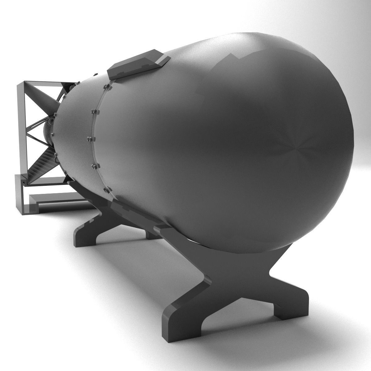 Nuclear Bomb free 3D model | CGTrader