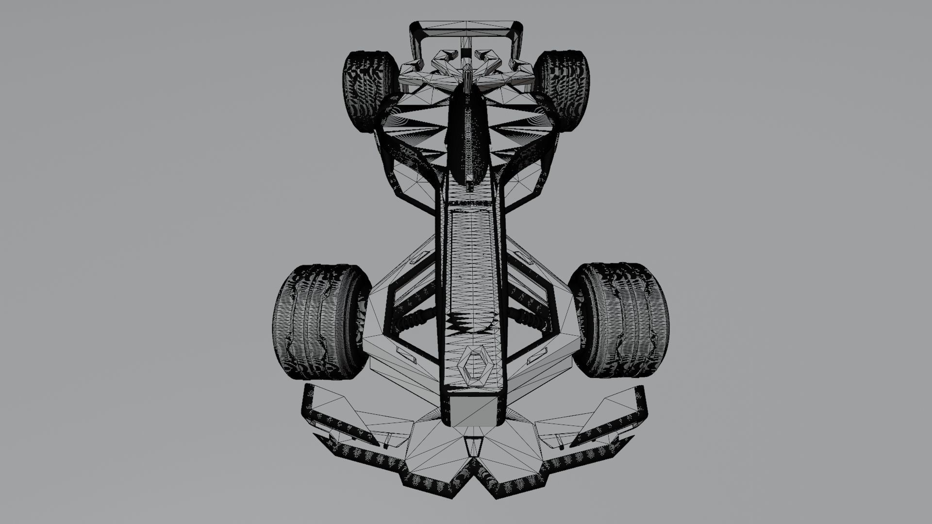 F1 car low poly 3D model | CGTrader