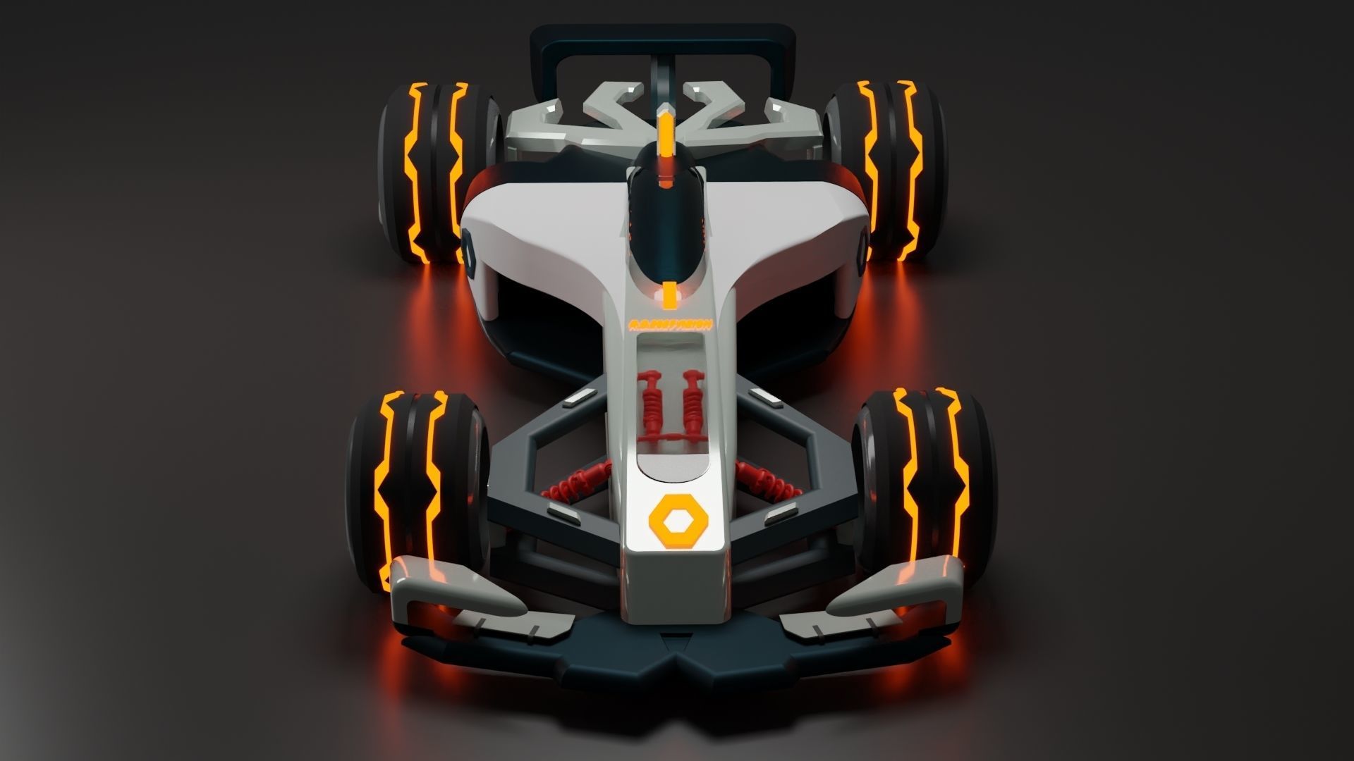 F1 car low poly 3D model | CGTrader