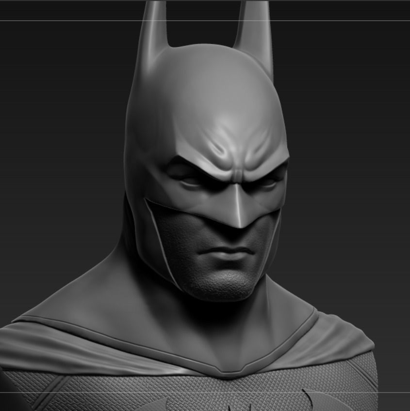 Arkham City Batman bust 3D model 3D printable | CGTrader
