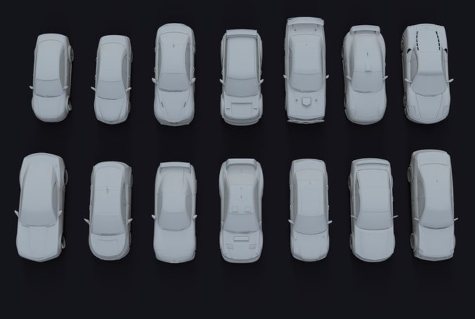 3D model Car Pack VR / AR / low-poly | CGTrader