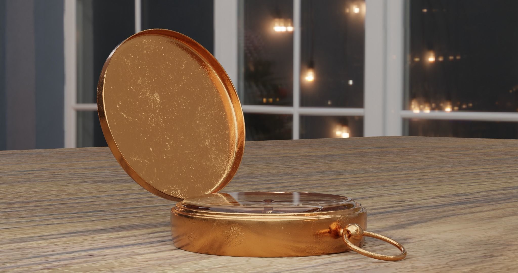 Vintage Old Antique High-poly Compass 3d Model and texture 3D model ...