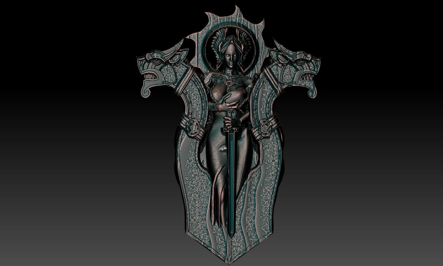 Freyja sword 3D model 3D printable | CGTrader