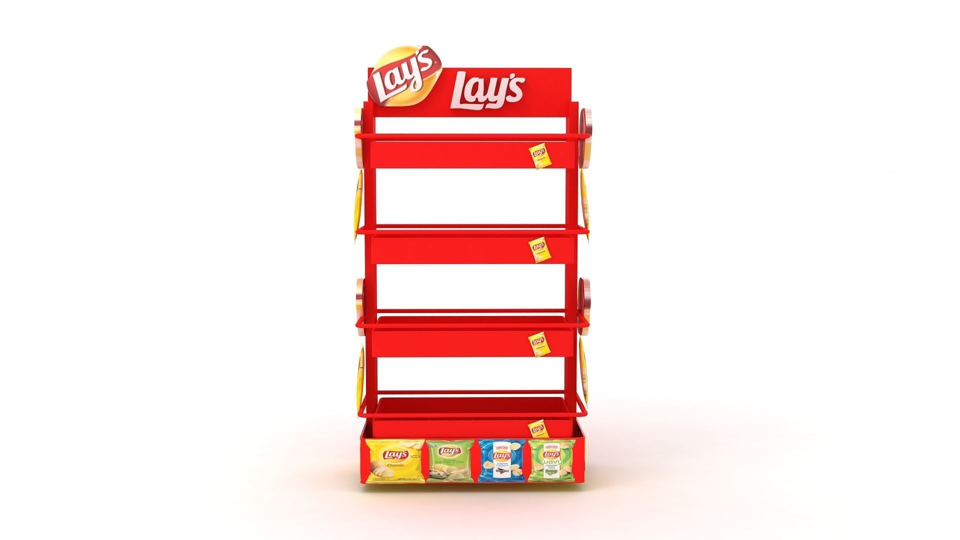 Lays Stand 3D model | CGTrader