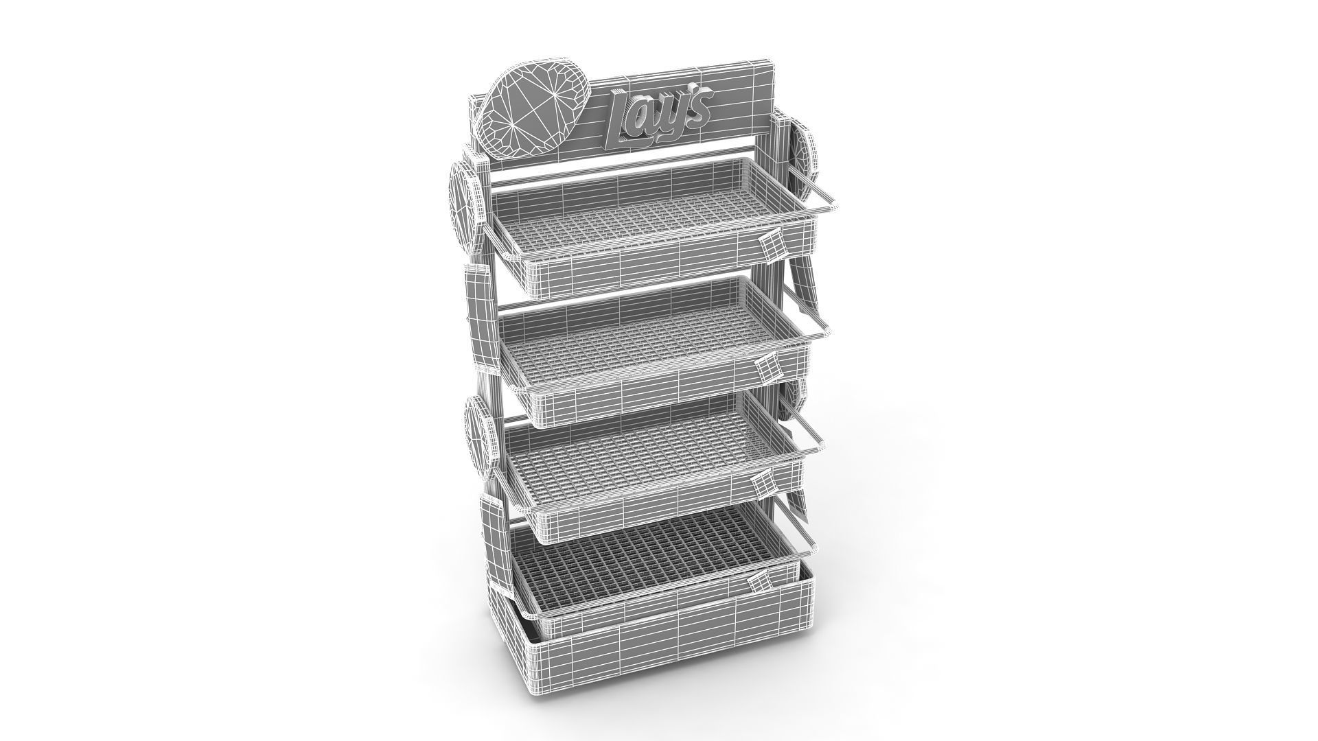 Lays Stand 3D model | CGTrader