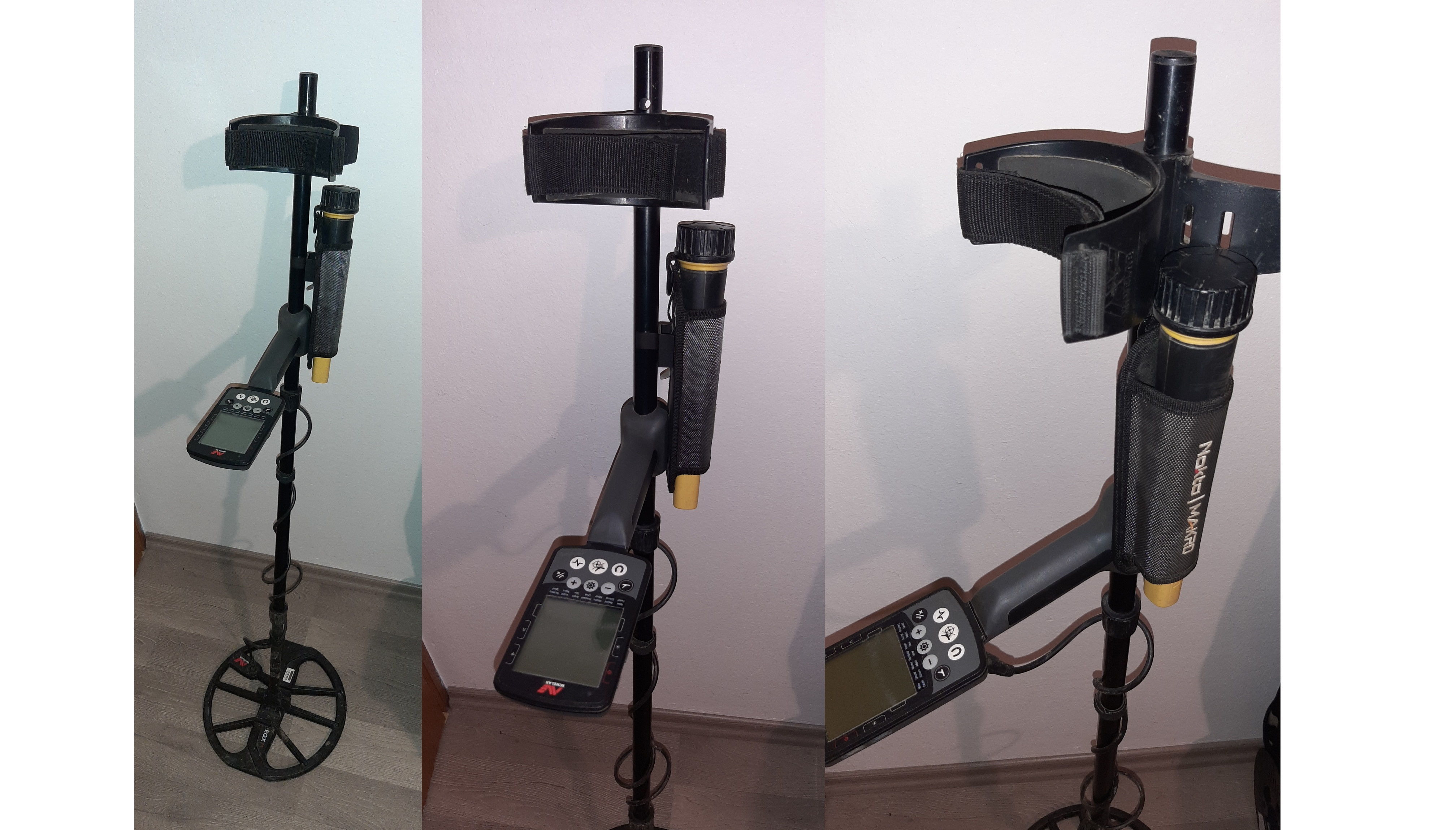 Metal detector universal pinpointer holder 3D model 3D printable | CGTrader