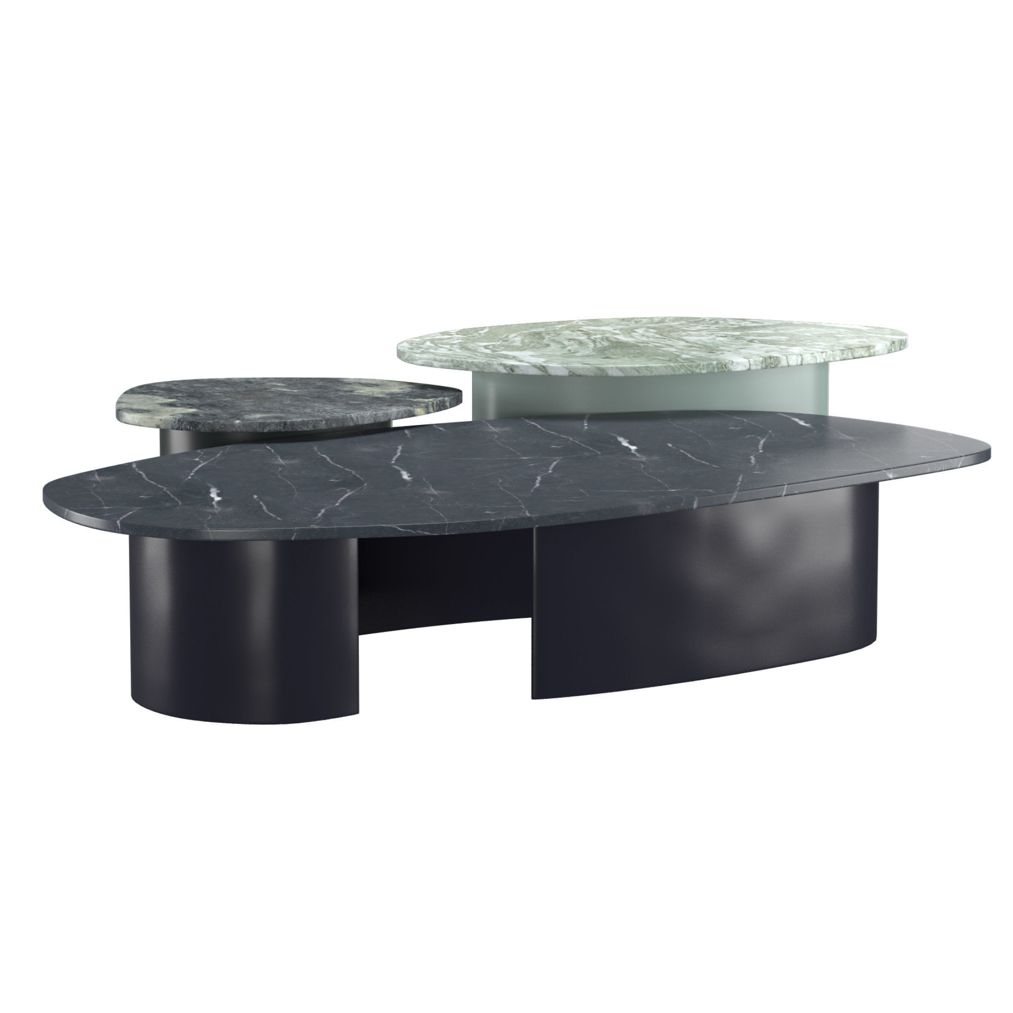 PEBBLE TABLES 3D model | CGTrader