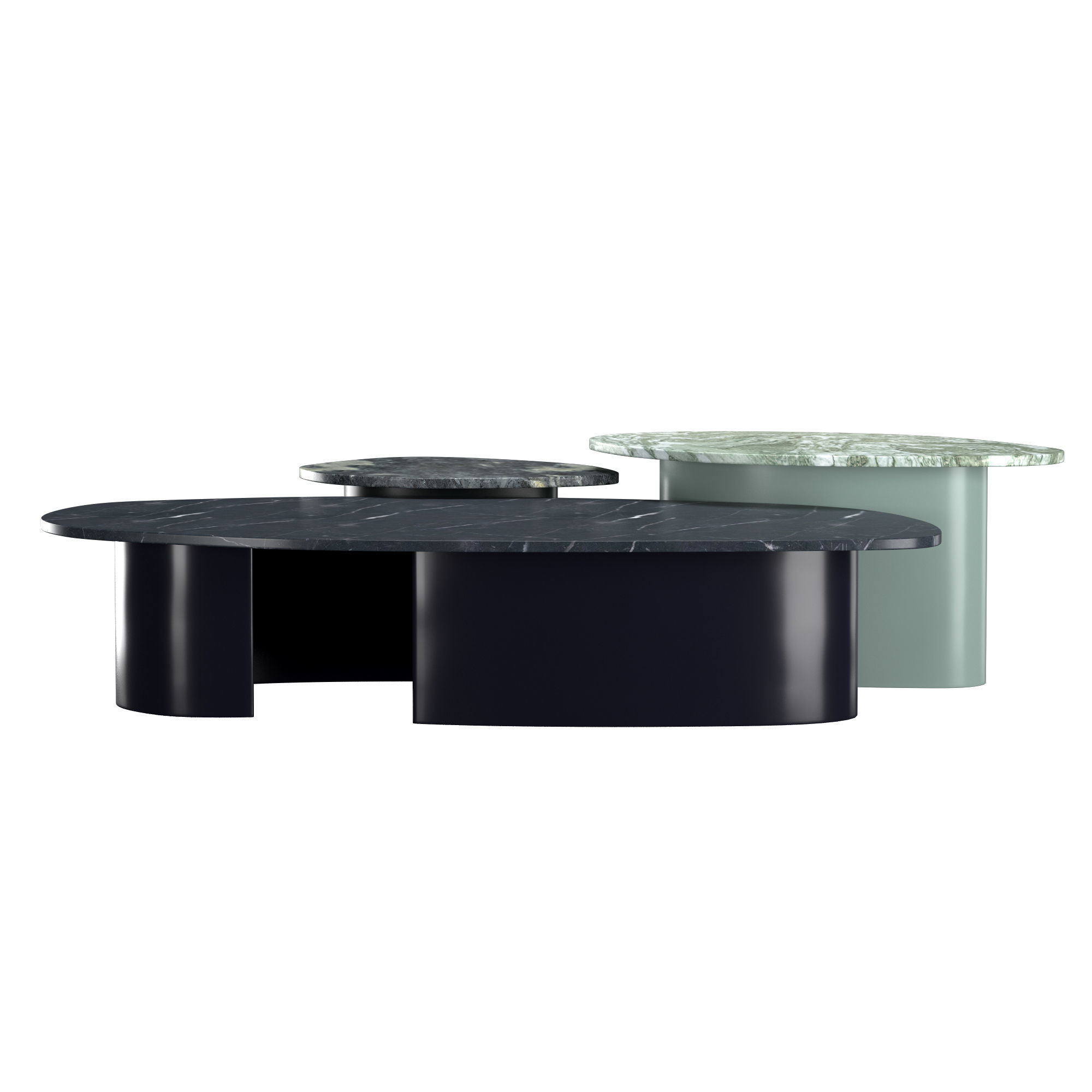 PEBBLE TABLES 3D model | CGTrader