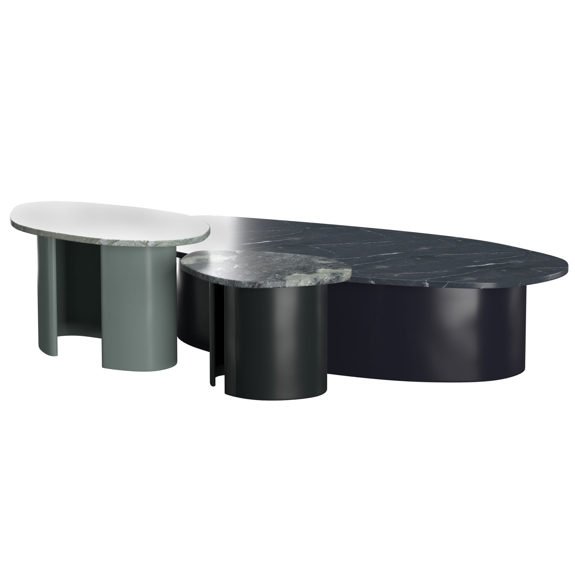 PEBBLE TABLES 3D model | CGTrader