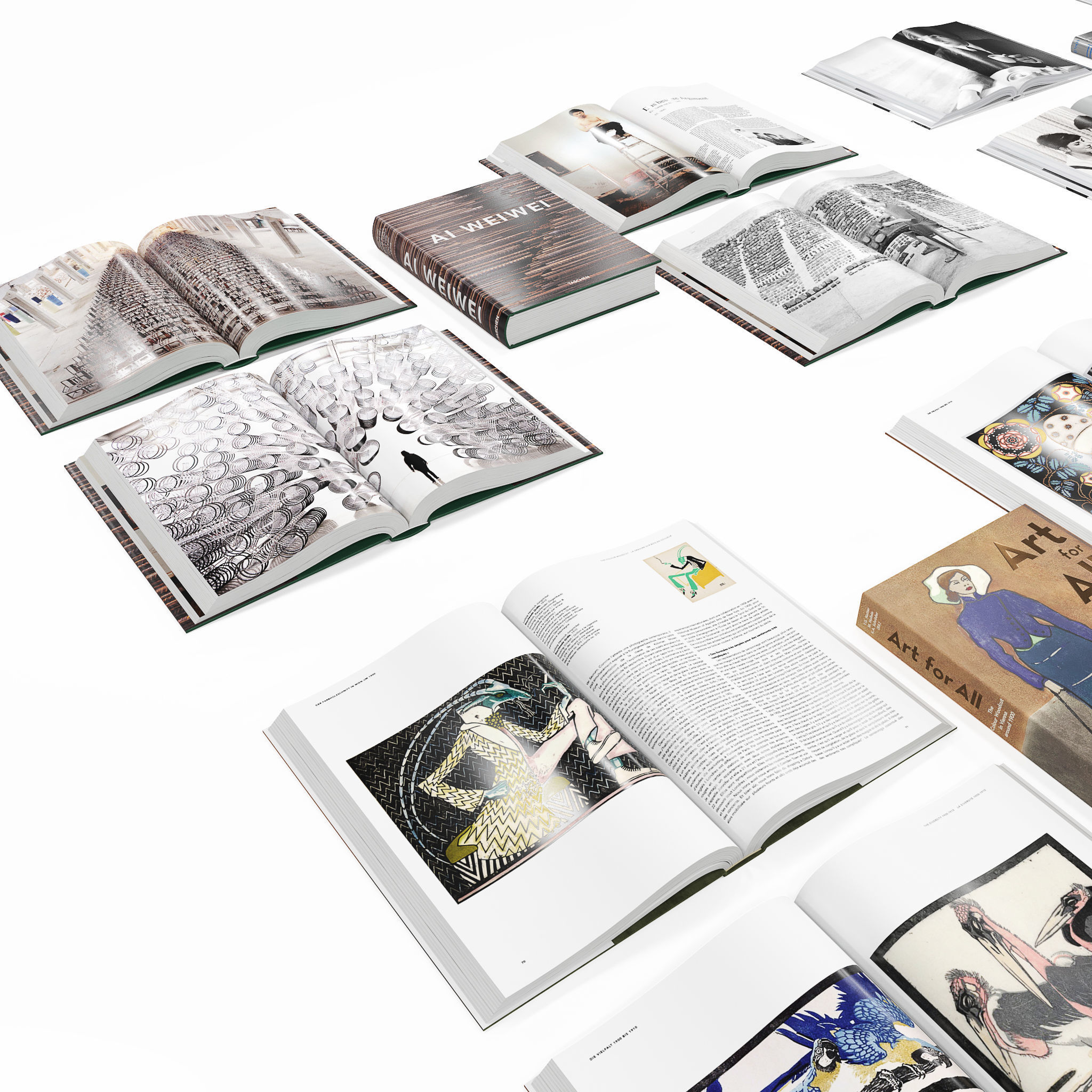 Free Books Pack free 3D model | CGTrader