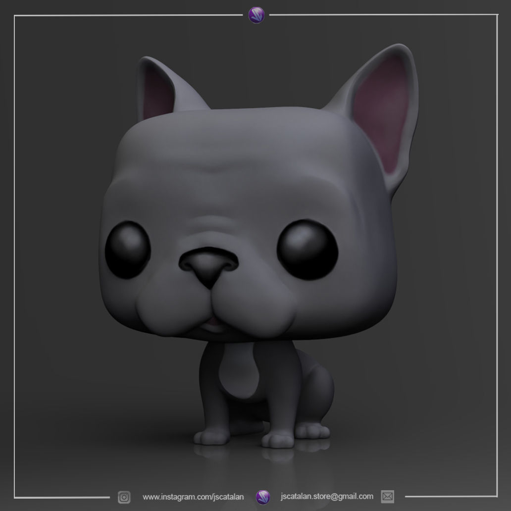 Funko Pop Dog V2 3D model 3D printable | CGTrader