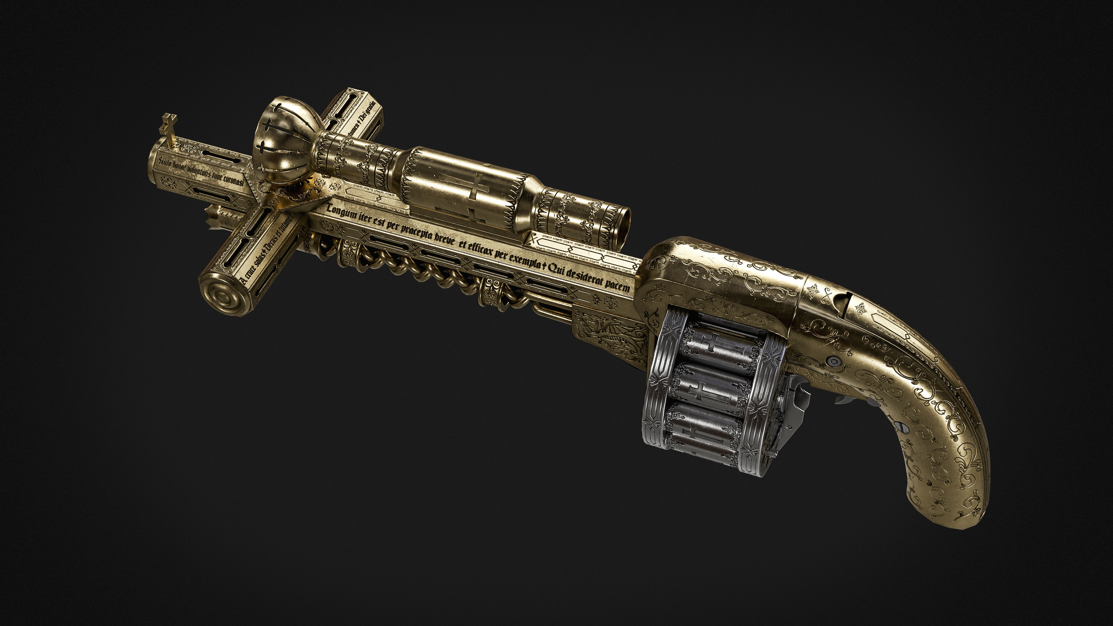 3D model Constantine - Holy Shotgun VR / AR / low-poly | CGTrader