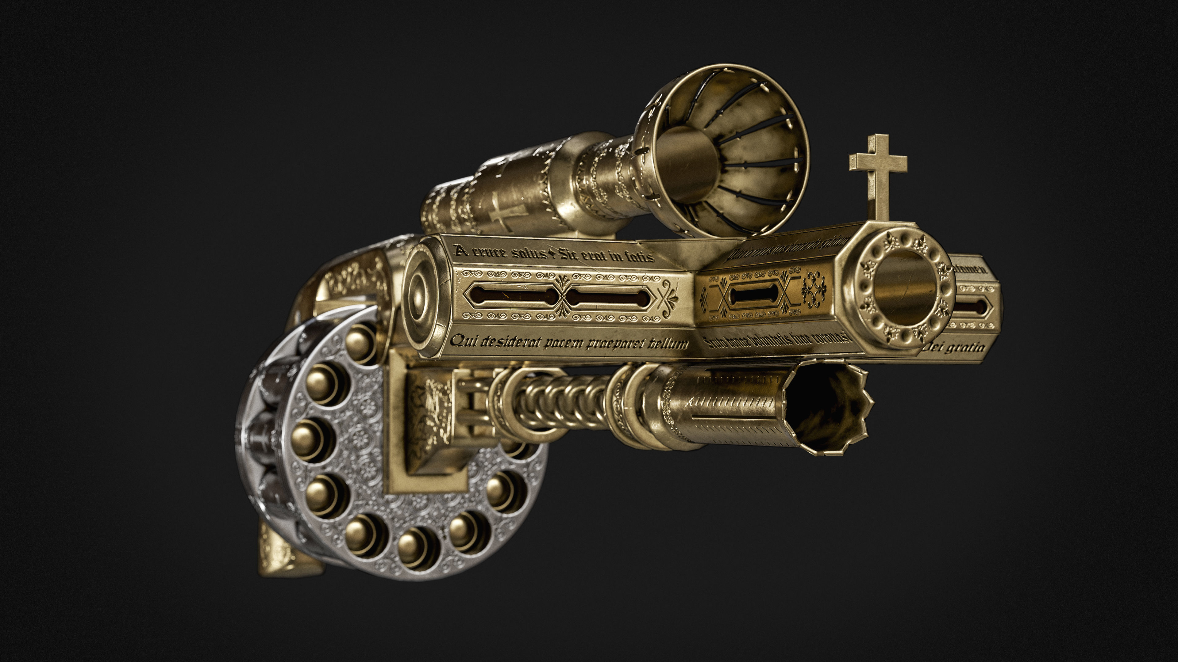 3D model Constantine - Holy Shotgun VR / AR / low-poly | CGTrader