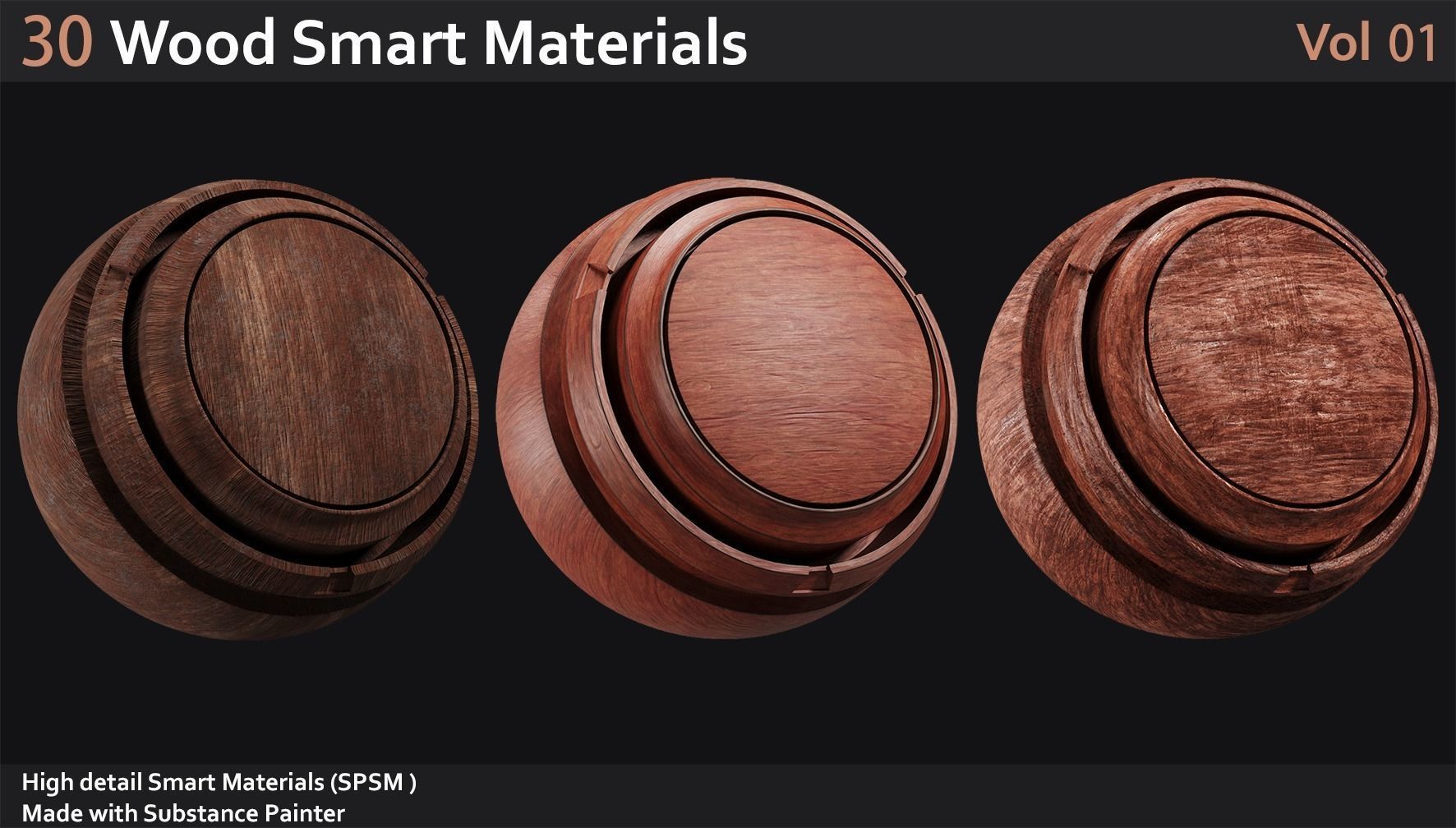 30 Wood Smart Materials Vol1 Texture | CGTrader