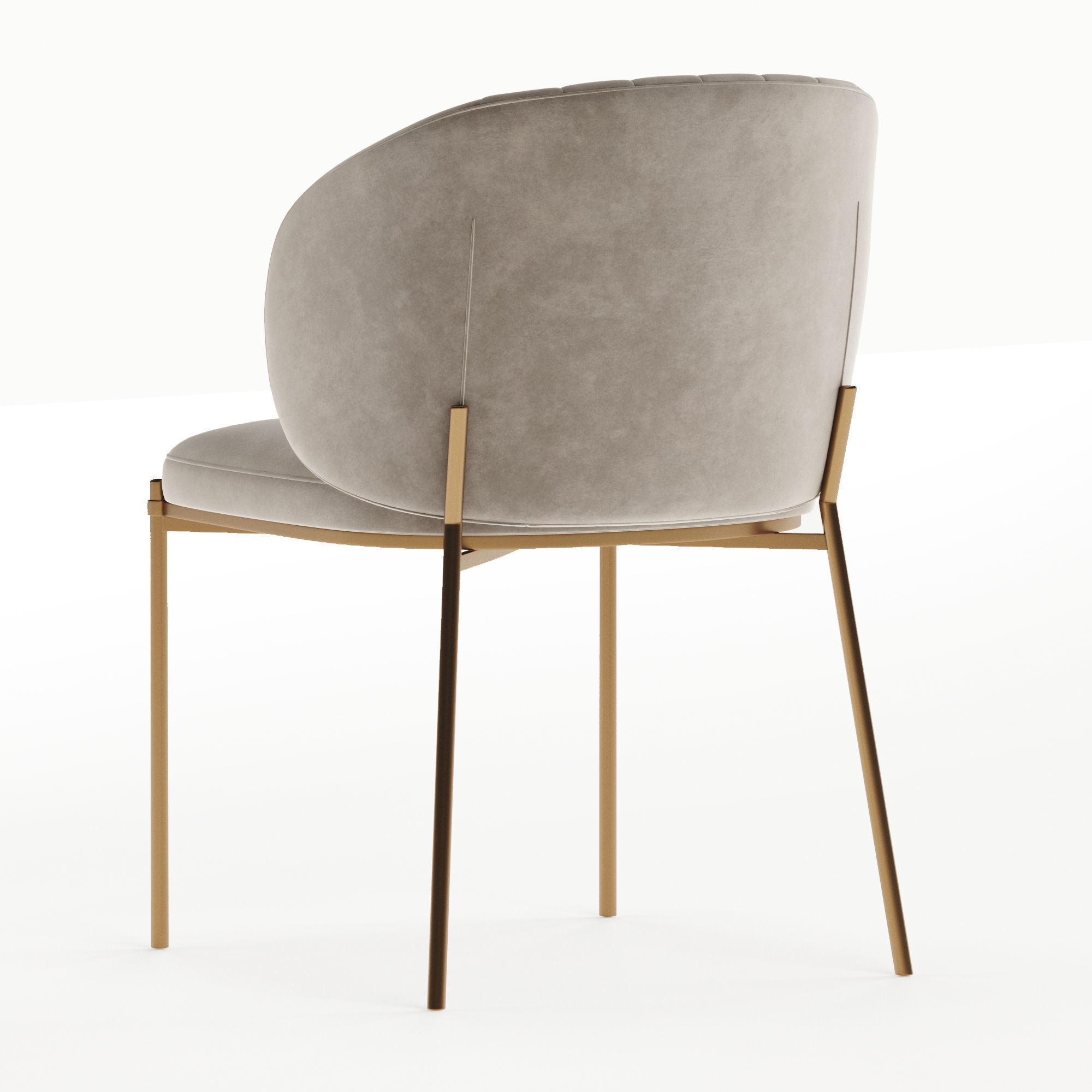 Shell Back Dining Chair 3D model | CGTrader