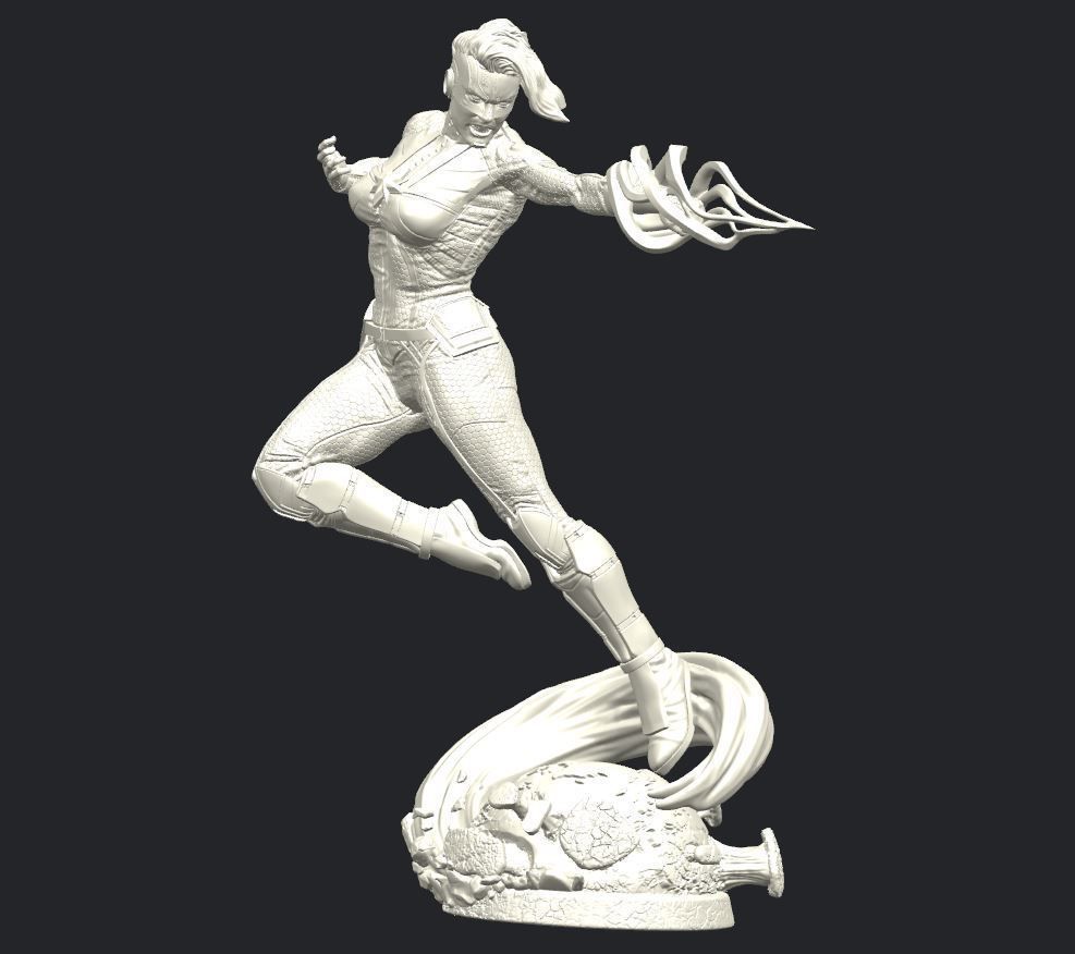 Captain Marvel 3D Model Ready to Print 3D model 3D printable | CGTrader