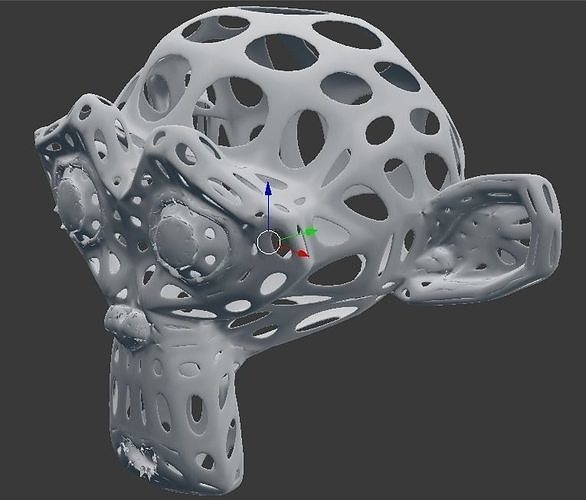 Monkey Head Art 3D model | CGTrader