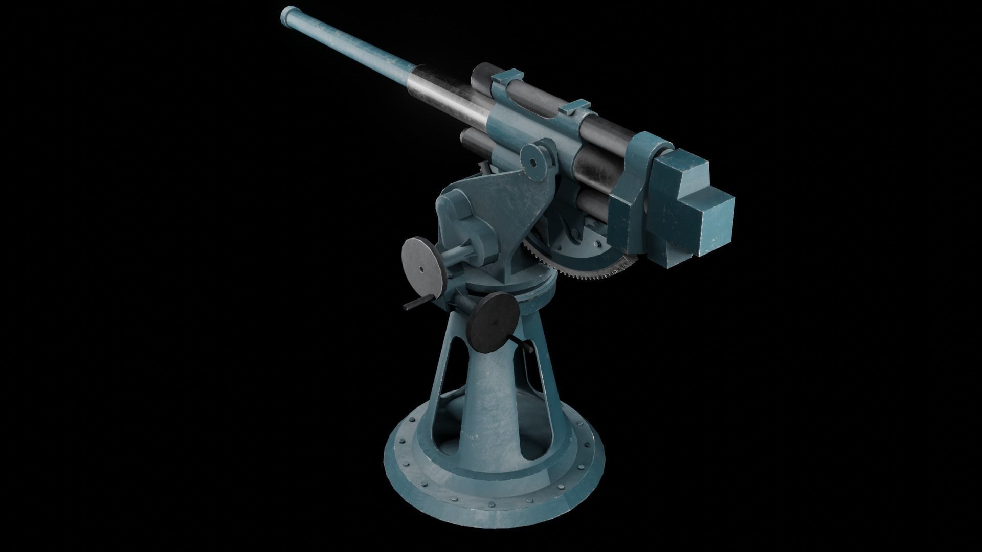 21-K gun 45 mm caliber 3D model | CGTrader