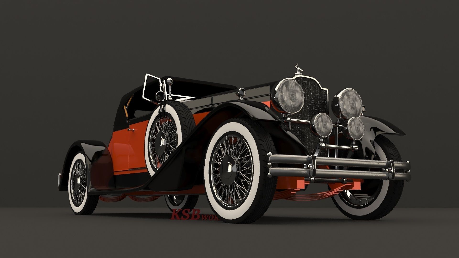 packard 3d model vintage car 3D model | CGTrader