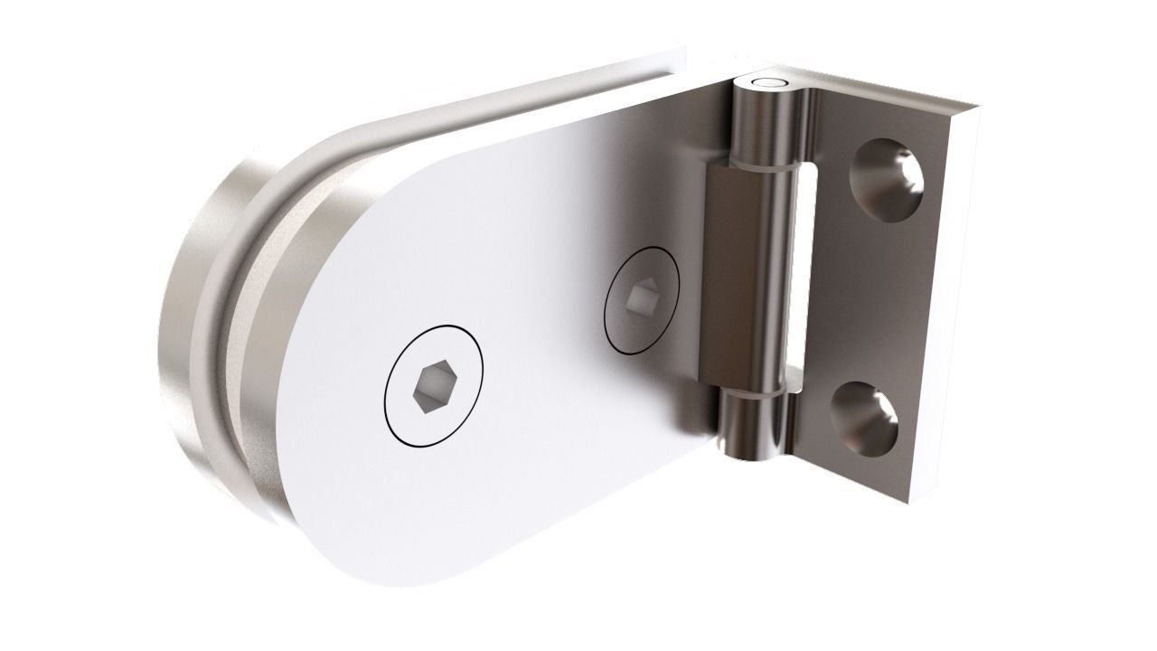 hardware for window 3D models in stainless steel 3D model | CGTrader