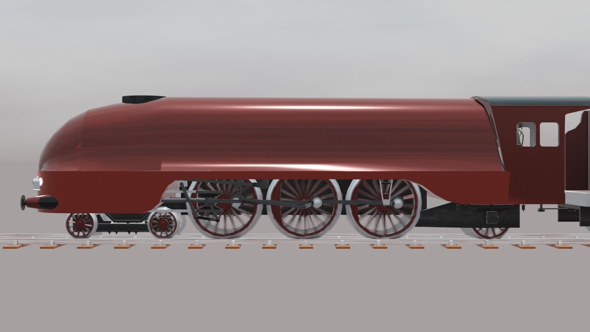 coronation scott 3D model animated rigged | CGTrader