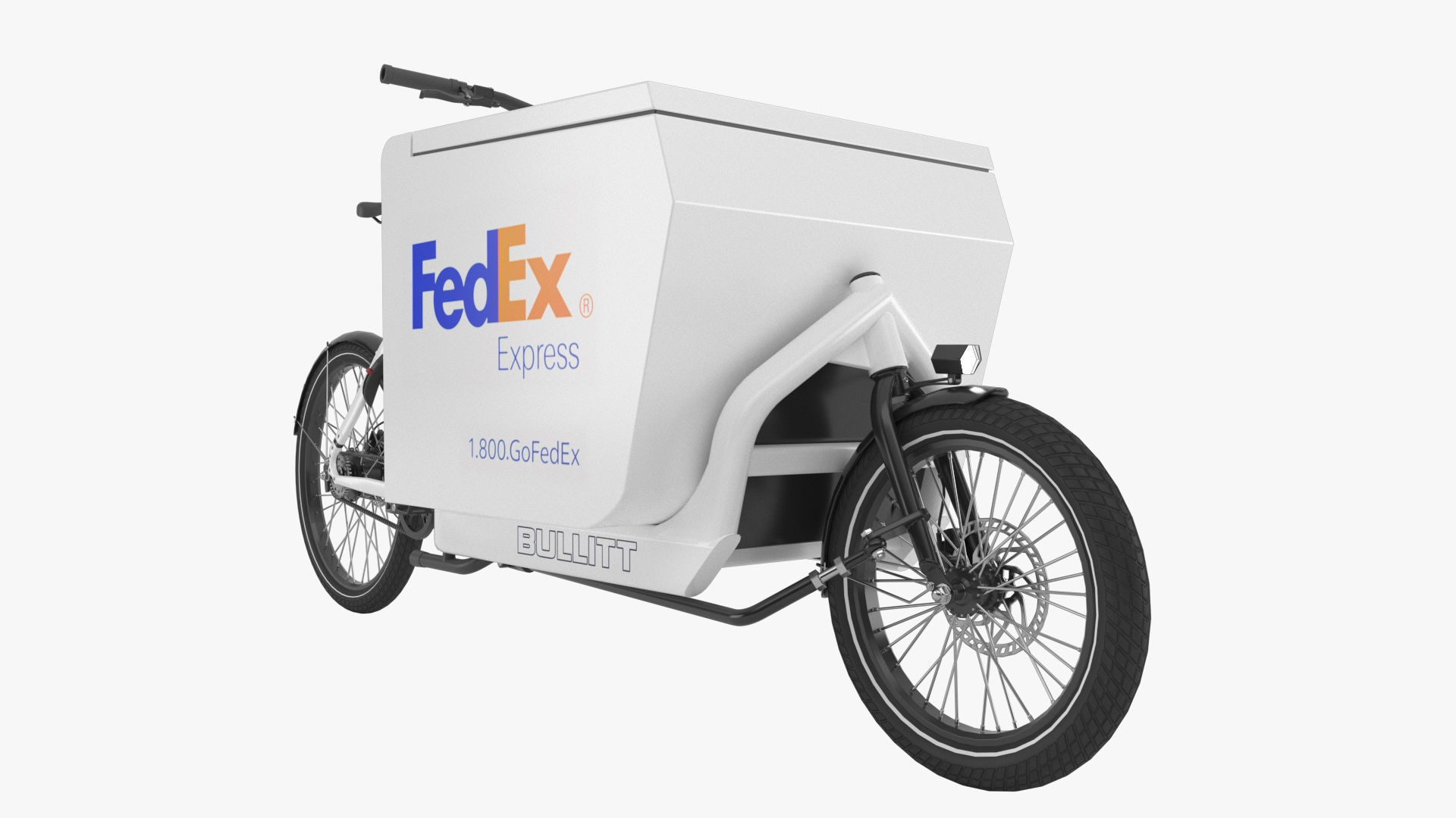 FedEx Cargo Bike 3D model | CGTrader
