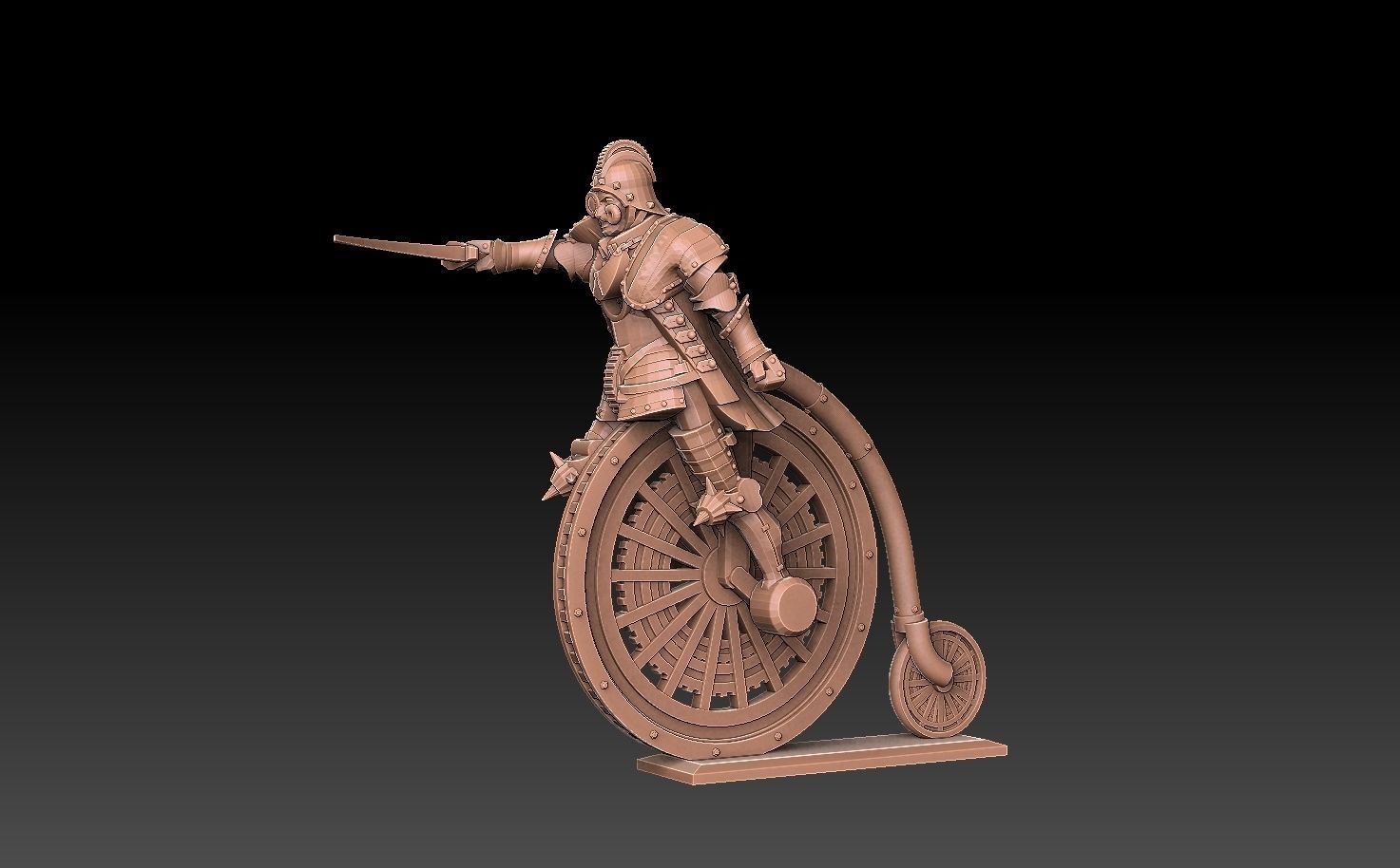 Steampunk Wheeled Hussars Cavalry 3D model 3D printable | CGTrader