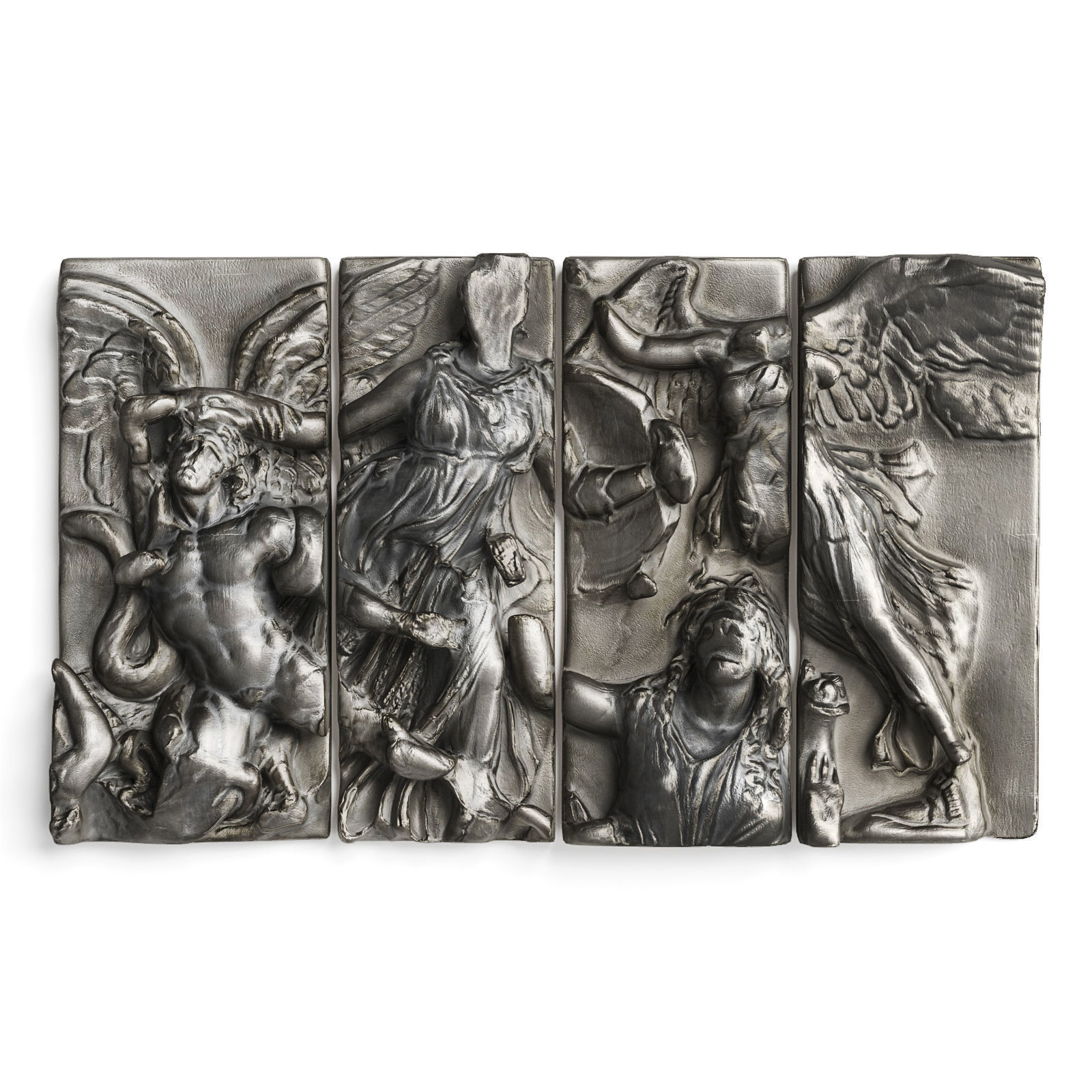 Angels wall relief 3D model | CGTrader