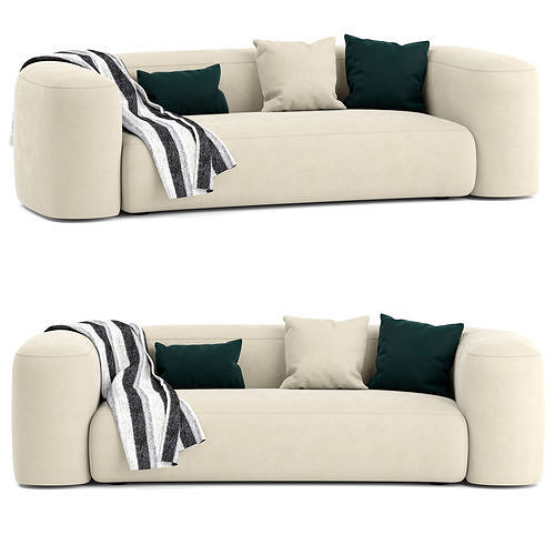 Baxter Clara sofa 3D model | CGTrader