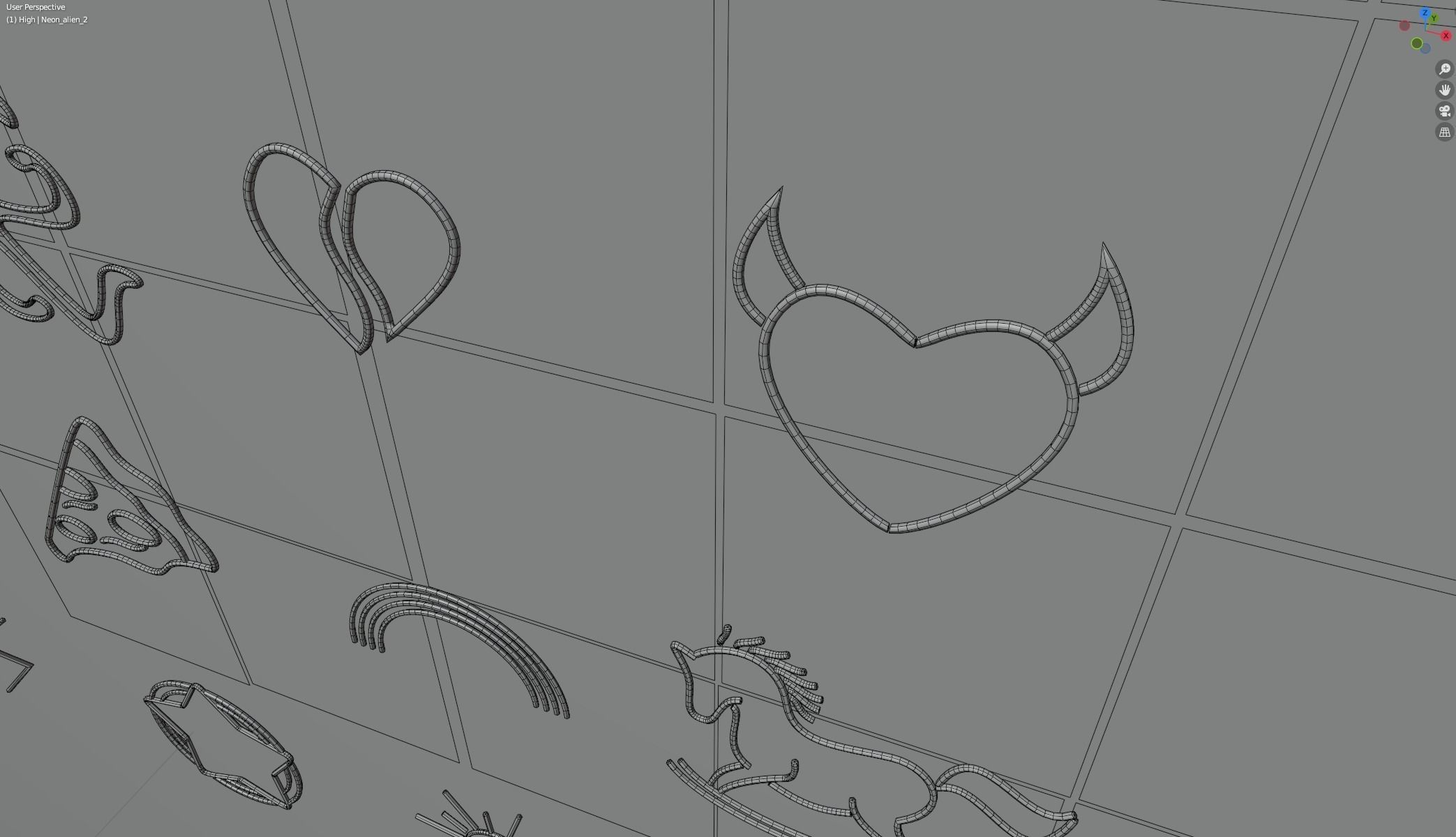 3D model Ultimate Neon Sign pack 5 VR / AR / low-poly | CGTrader