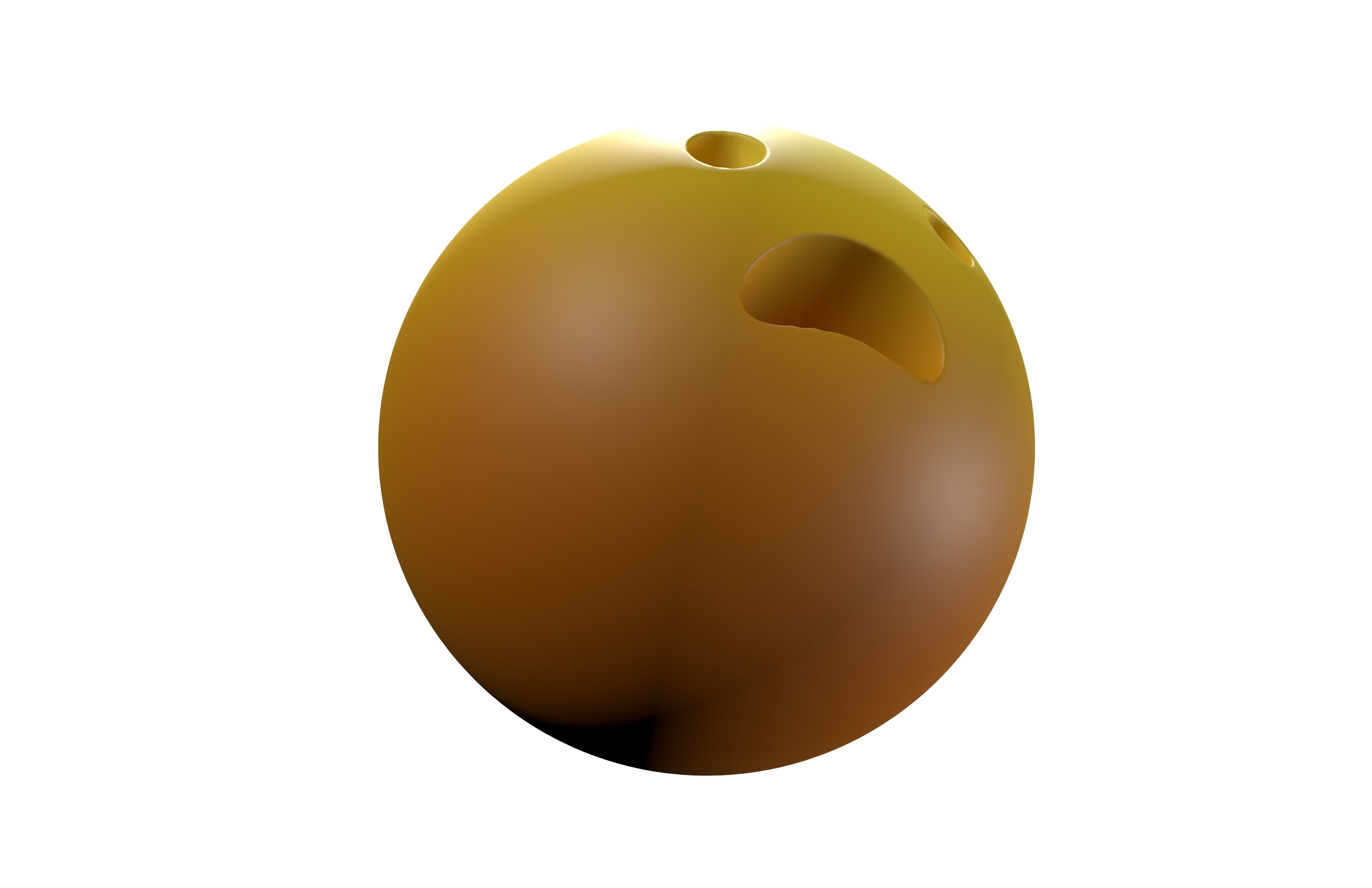 3D model Frowning Face with Open Mouth 06 VR / AR / low-poly | CGTrader