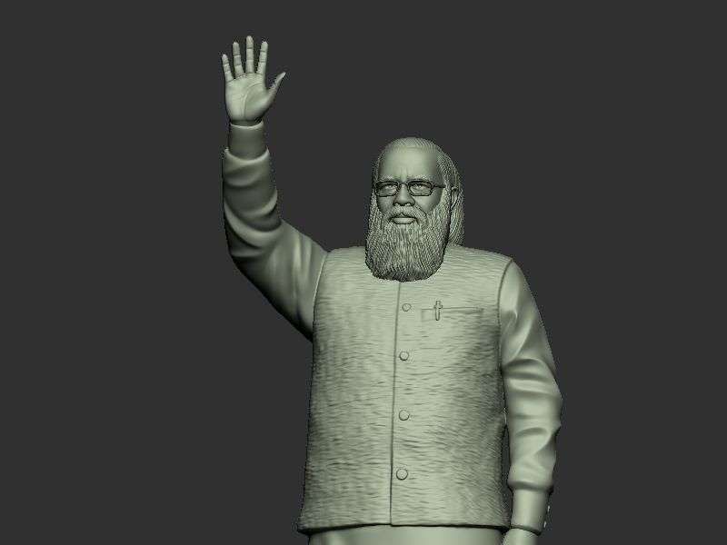 Narendra modi full body pose 3D model 3D printable | CGTrader