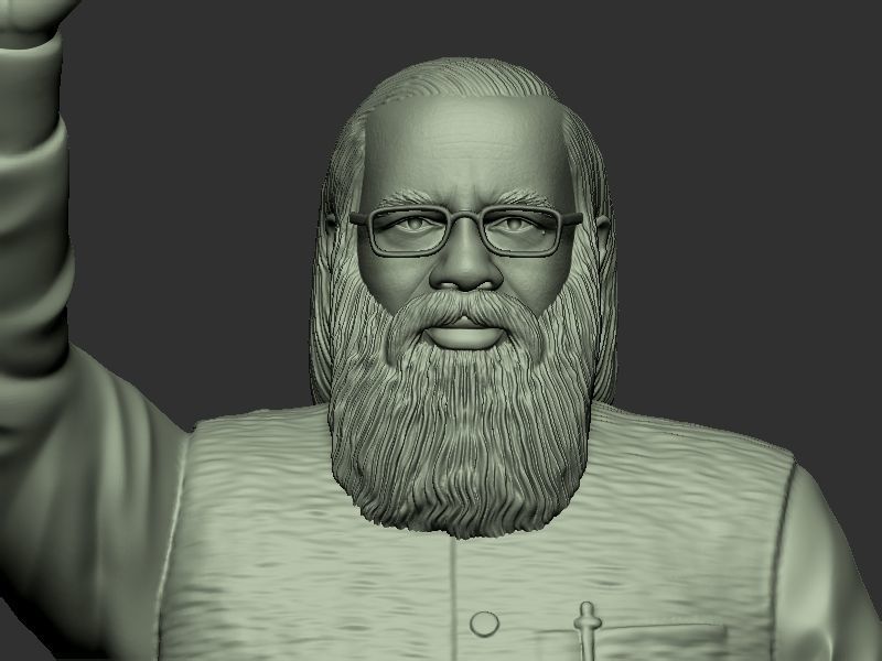 Narendra modi full body pose 3D model 3D printable | CGTrader