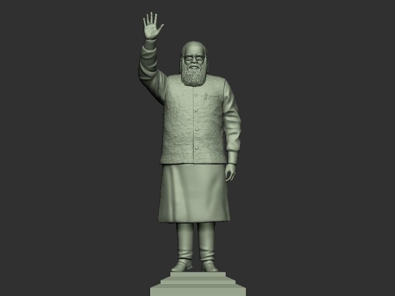 Narendra modi full body pose 3D model 3D printable | CGTrader
