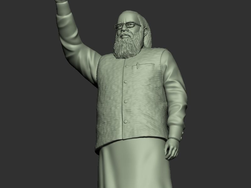 Narendra modi full body pose 3D model 3D printable | CGTrader