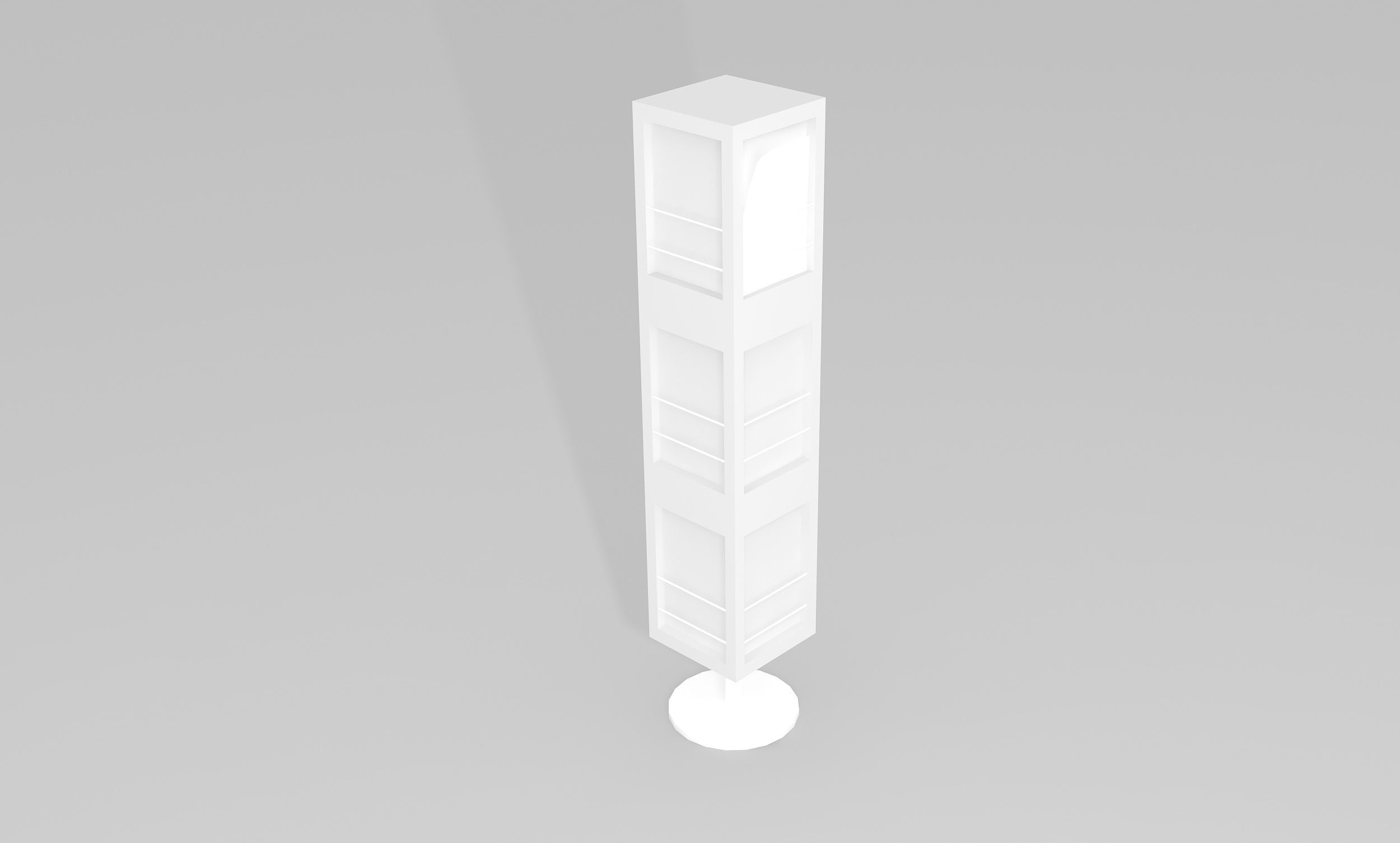 Steel Catalog stand 3D model | CGTrader