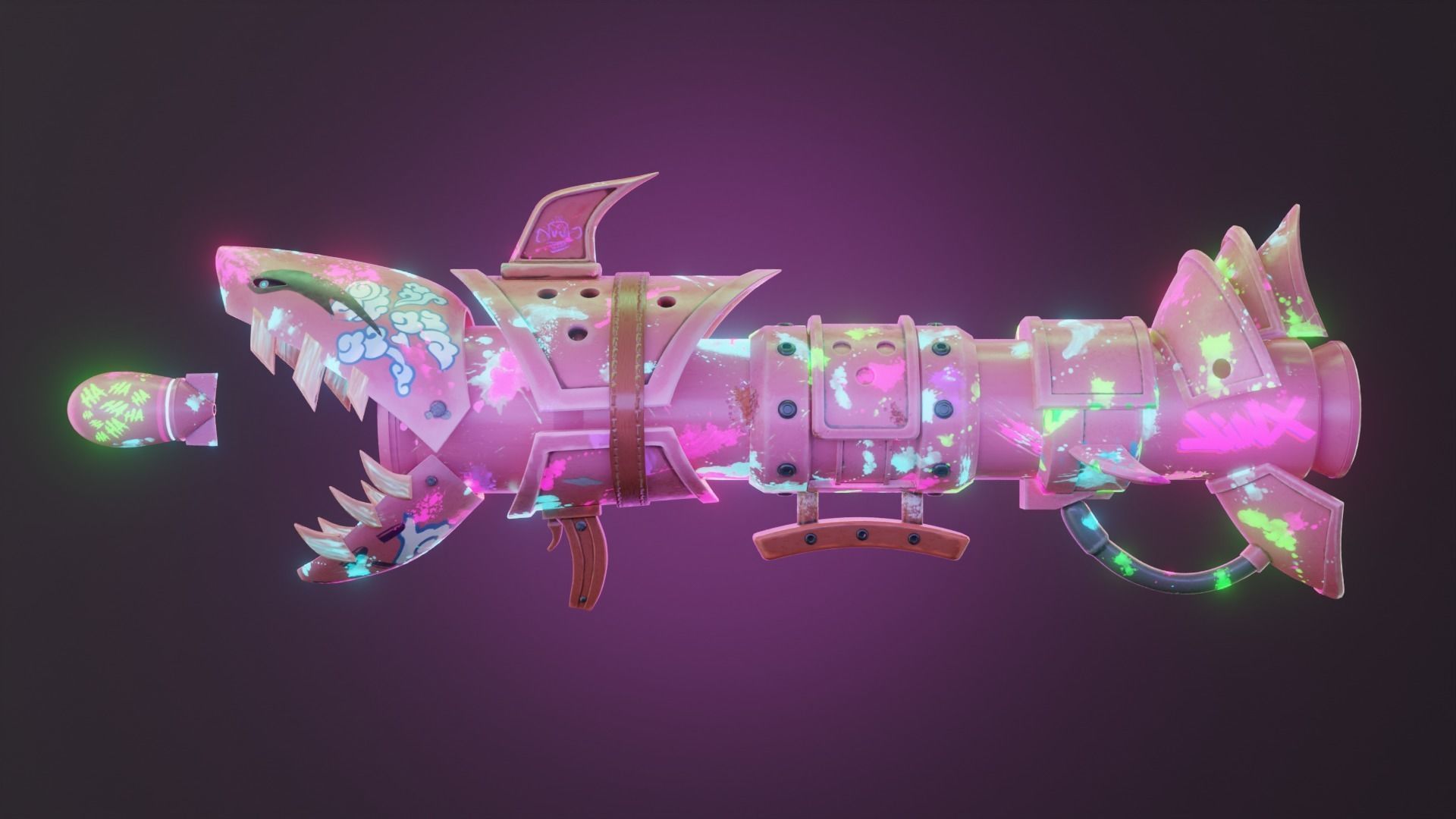 3D model Jinx Fishbones VR / AR / low-poly | CGTrader