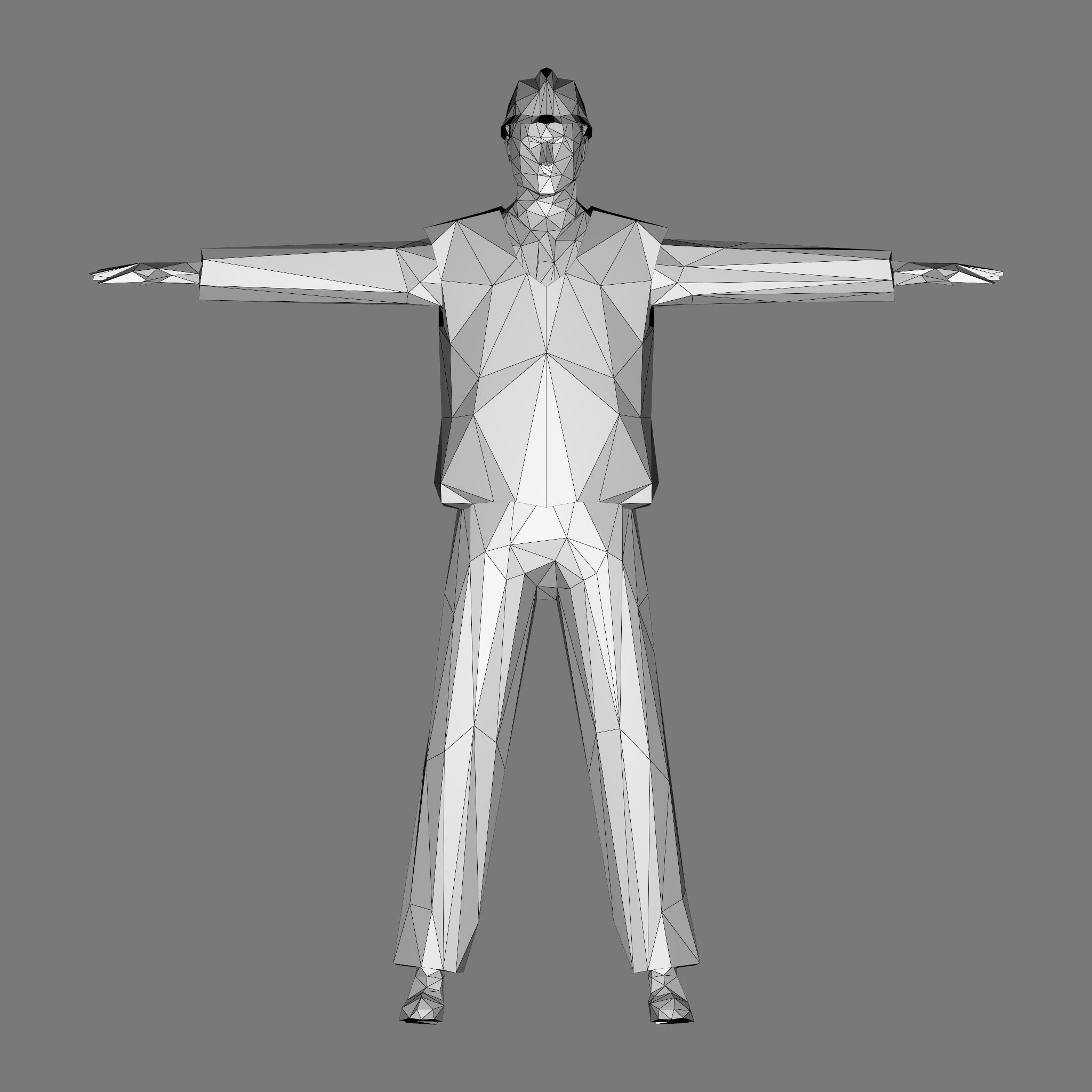 Low-poly Engineer man in vest free VR / AR / low-poly 3D model | CGTrader