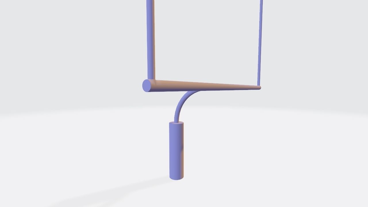 3D model American Football Goal Post VR / AR / low-poly | CGTrader