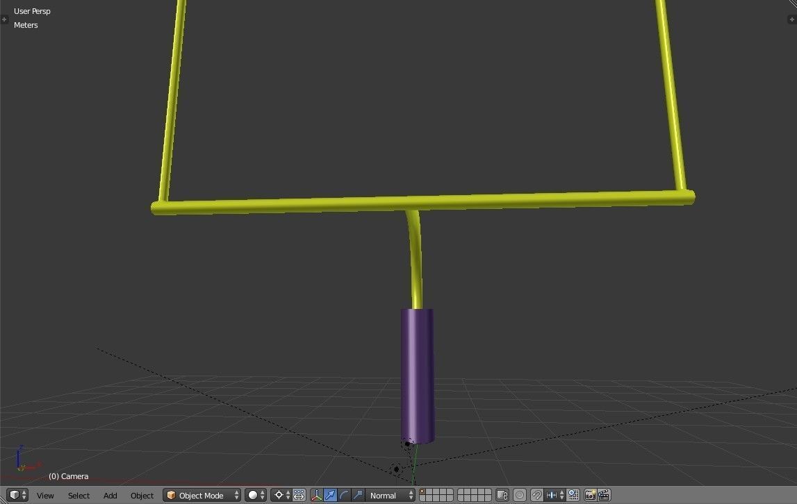 3D model American Football Goal Post VR / AR / low-poly | CGTrader
