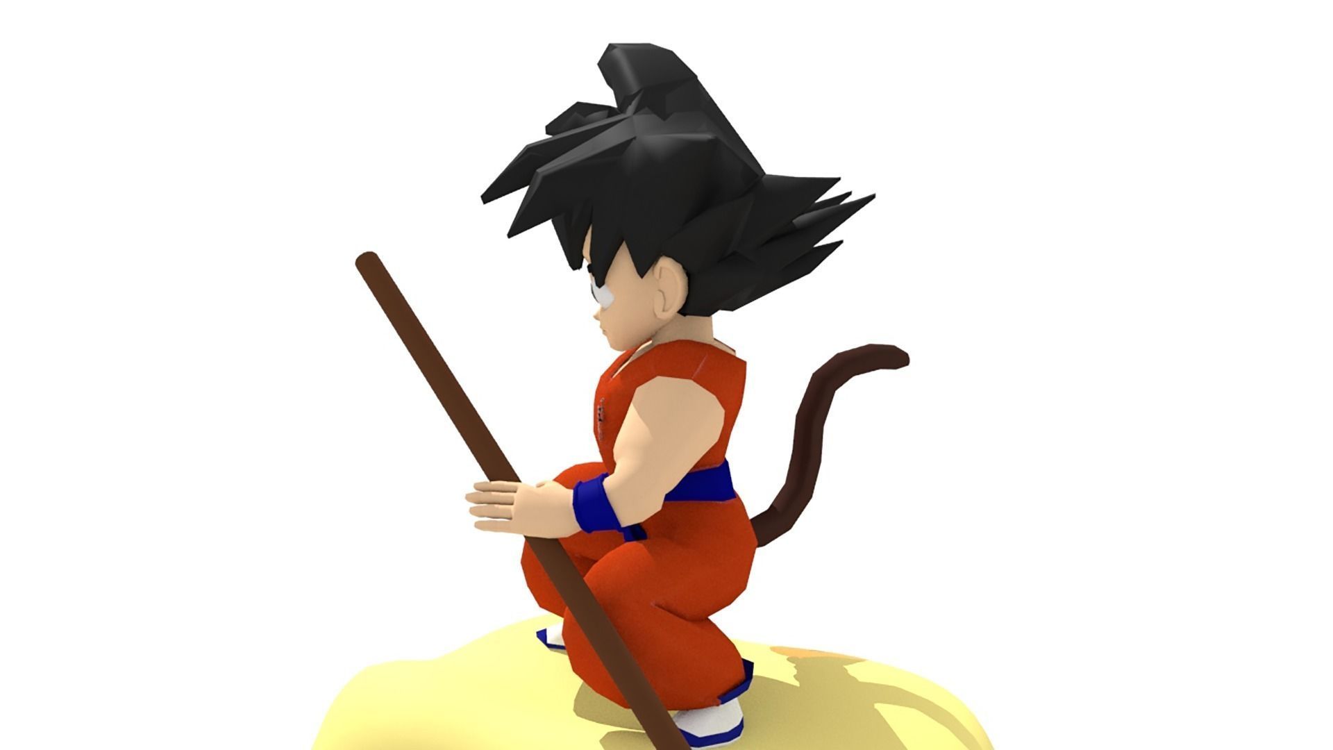 3D model Goku DragonBAll VR / AR / low-poly | CGTrader