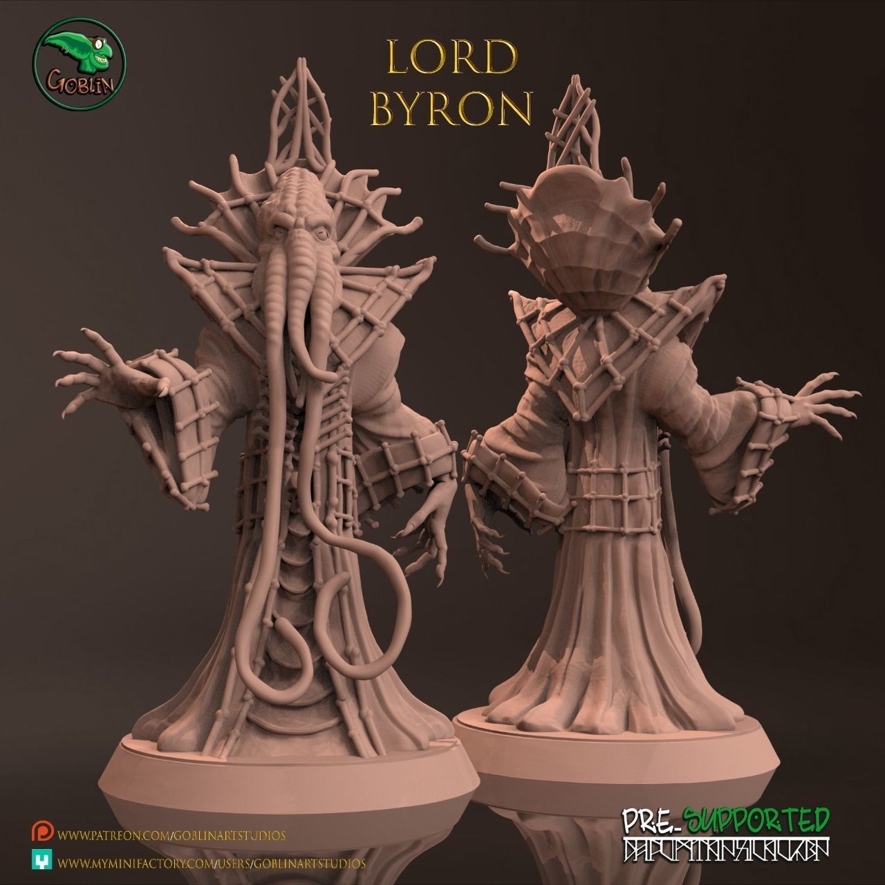 Lord Byron - Mind Flayers 3D model 3D printable | CGTrader