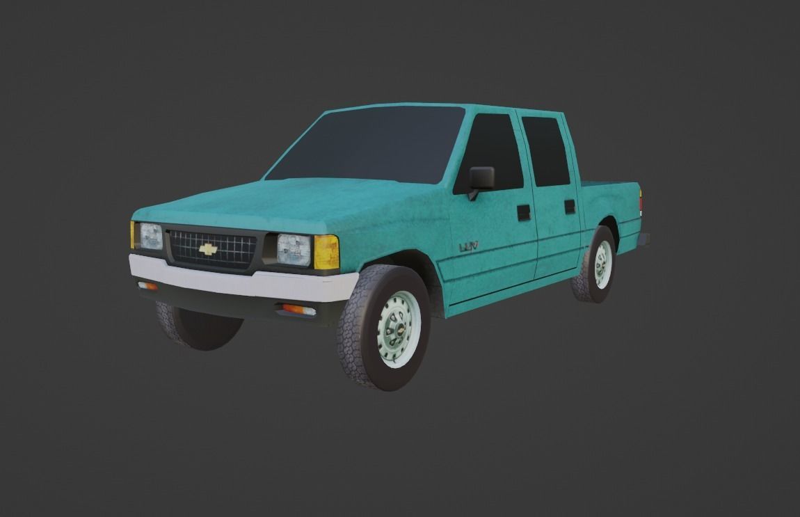 3D model Chevrolet Luv Double Cabin VR / AR / low-poly | CGTrader